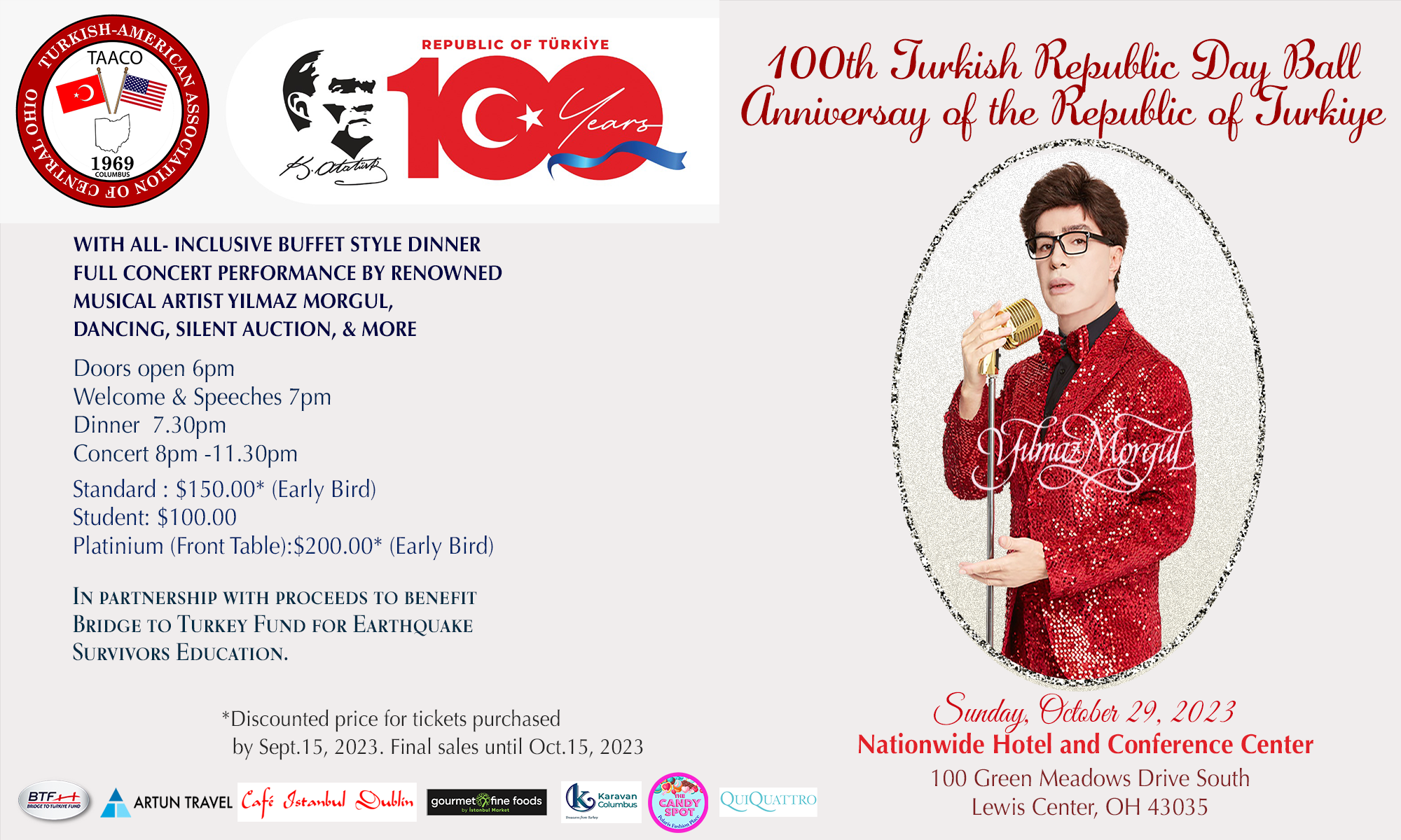 100thGALA2023 by TAACO (Turkish-American Association of Central Ohio)