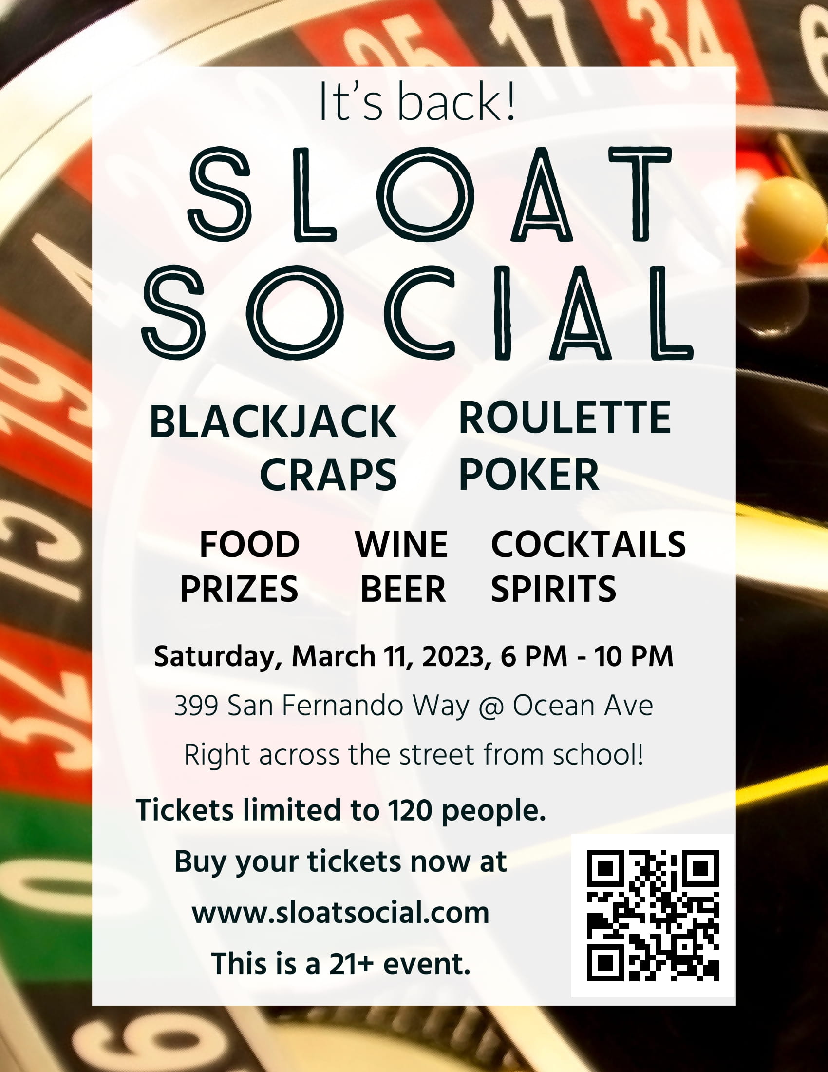 Sloat Social 2023 by Commodore Sloat School Fund