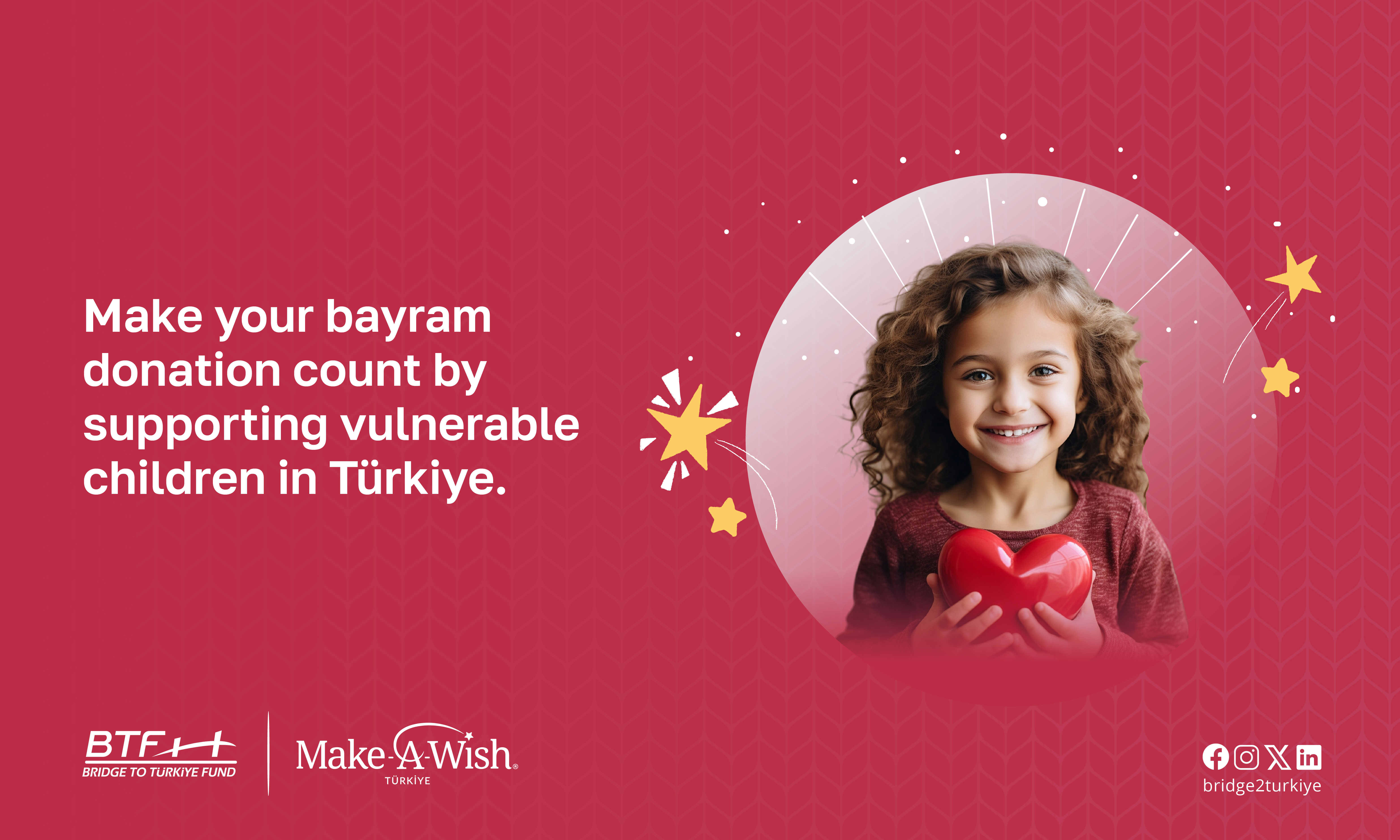 Donate Now | Together For Vulnerable Children | BTF 2024 Kurban Bayramı Campaign by Bridge to ...