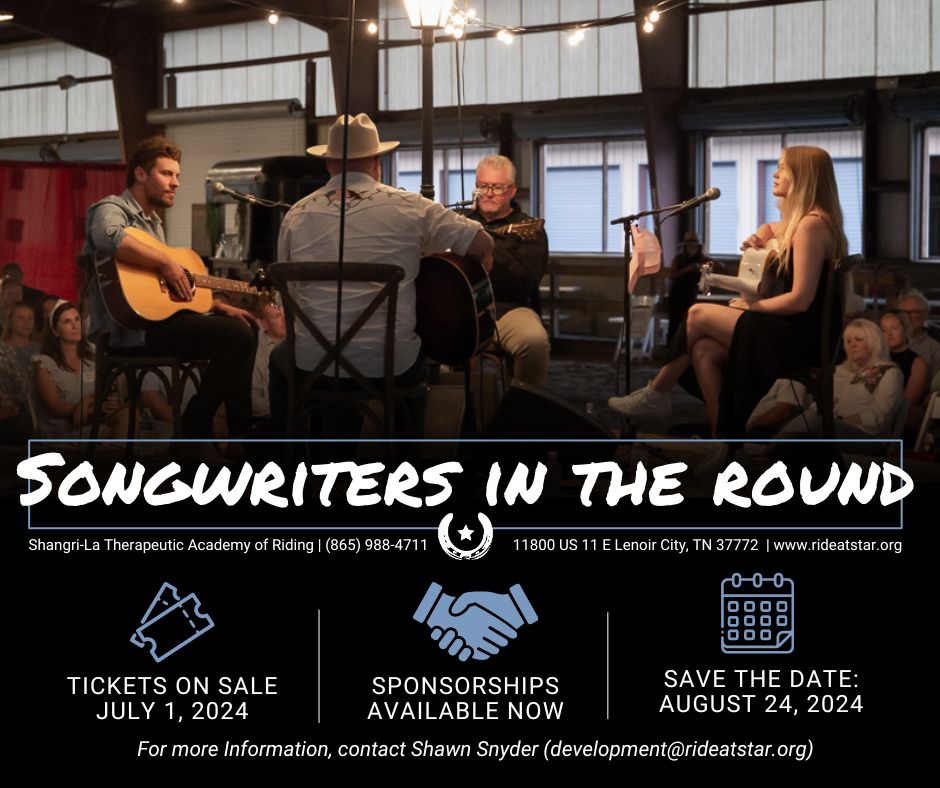Songwriters in the Round 2024 by Shangri-La Therapeutic Academy of Riding