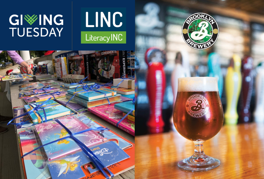 LINC Books & Brews Event - Giving Tuesday 2022 by Literacy Inc.