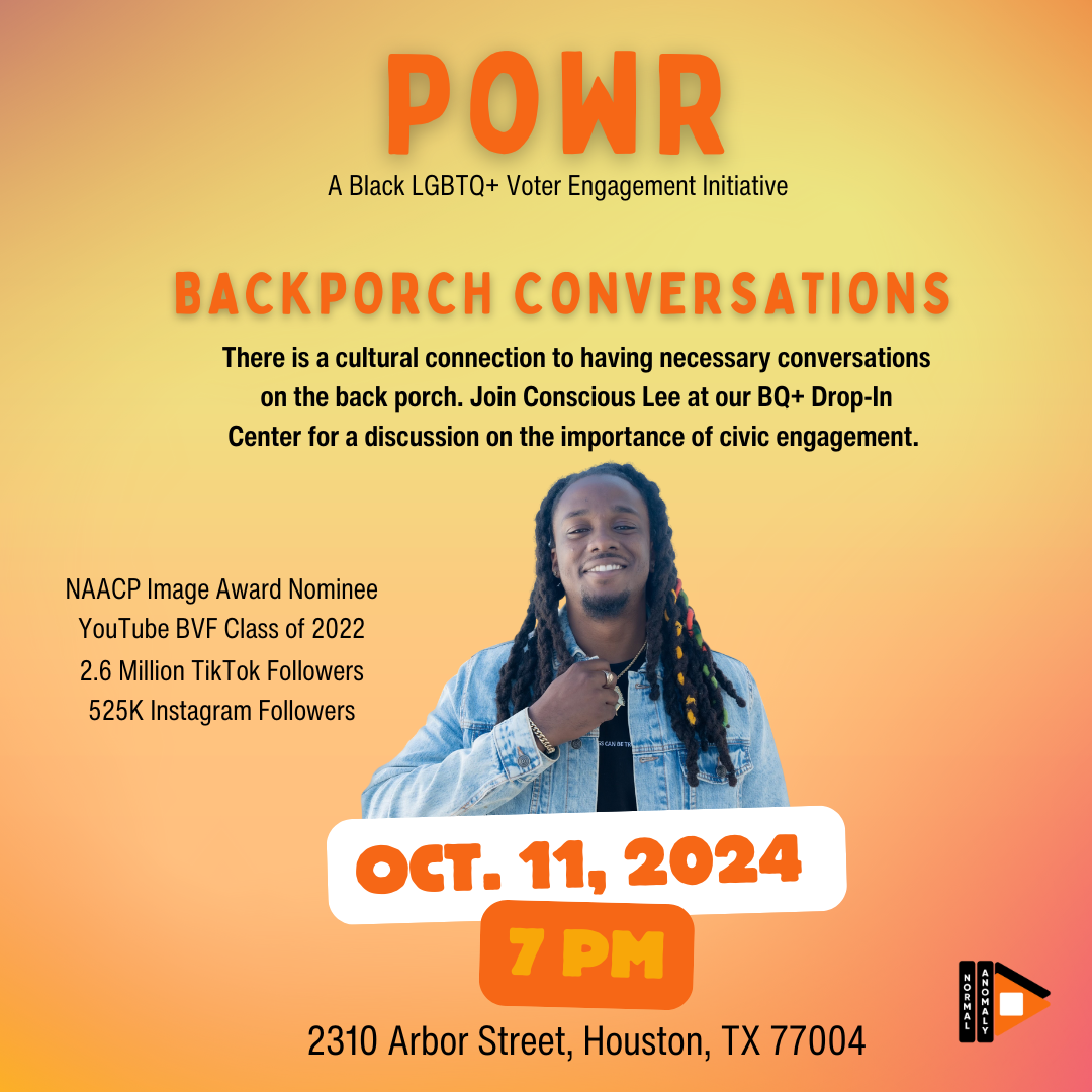 Back Porch Conversation with Conscious Lee by The Normal Anomaly ...