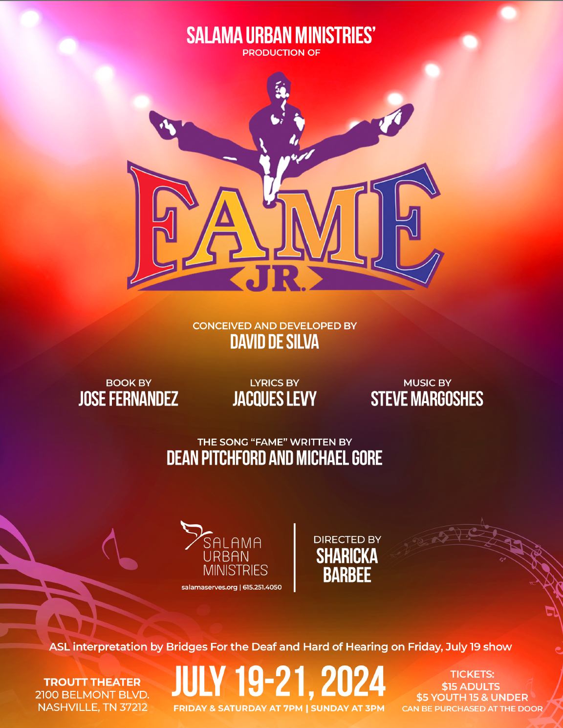Salama Urban Ministries' production of Fame Jr. by Salama Urban Ministries