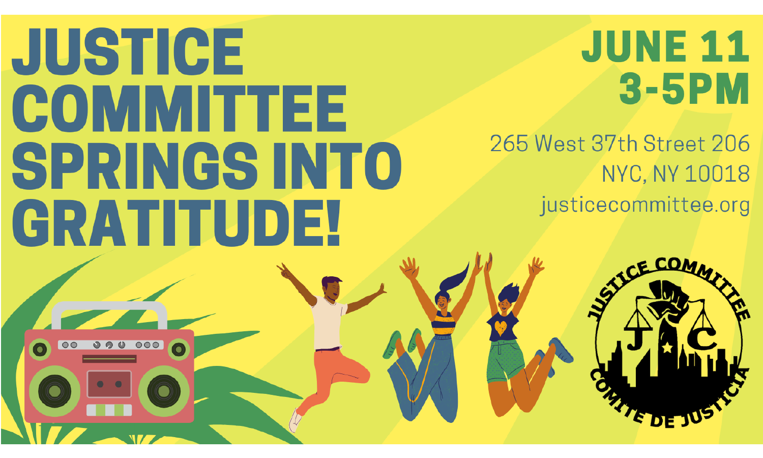 Justice Committee Springs Into Gratitude by Justice Committee