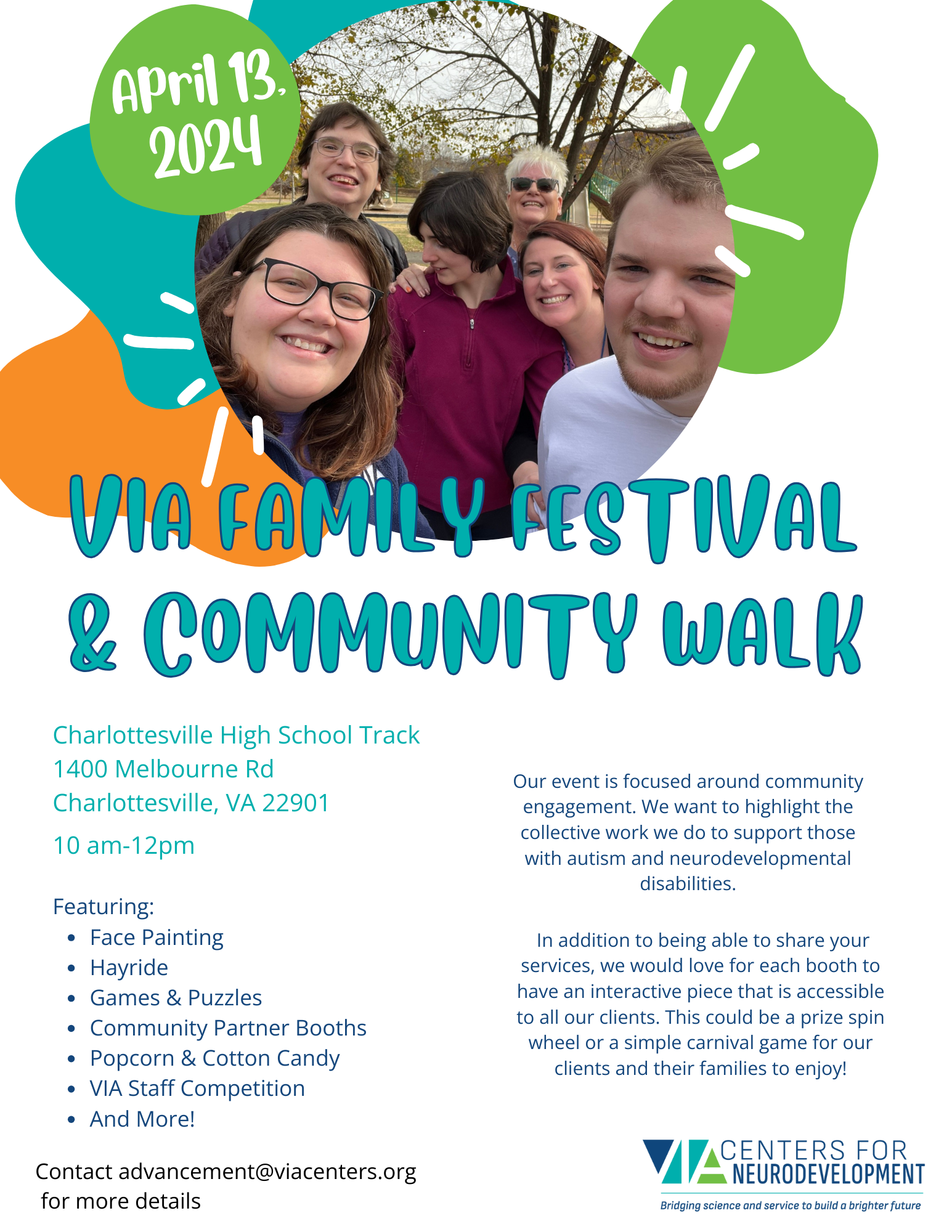 VIA Family Fest & Community Walk by VIA Centers for Neurodevelopment