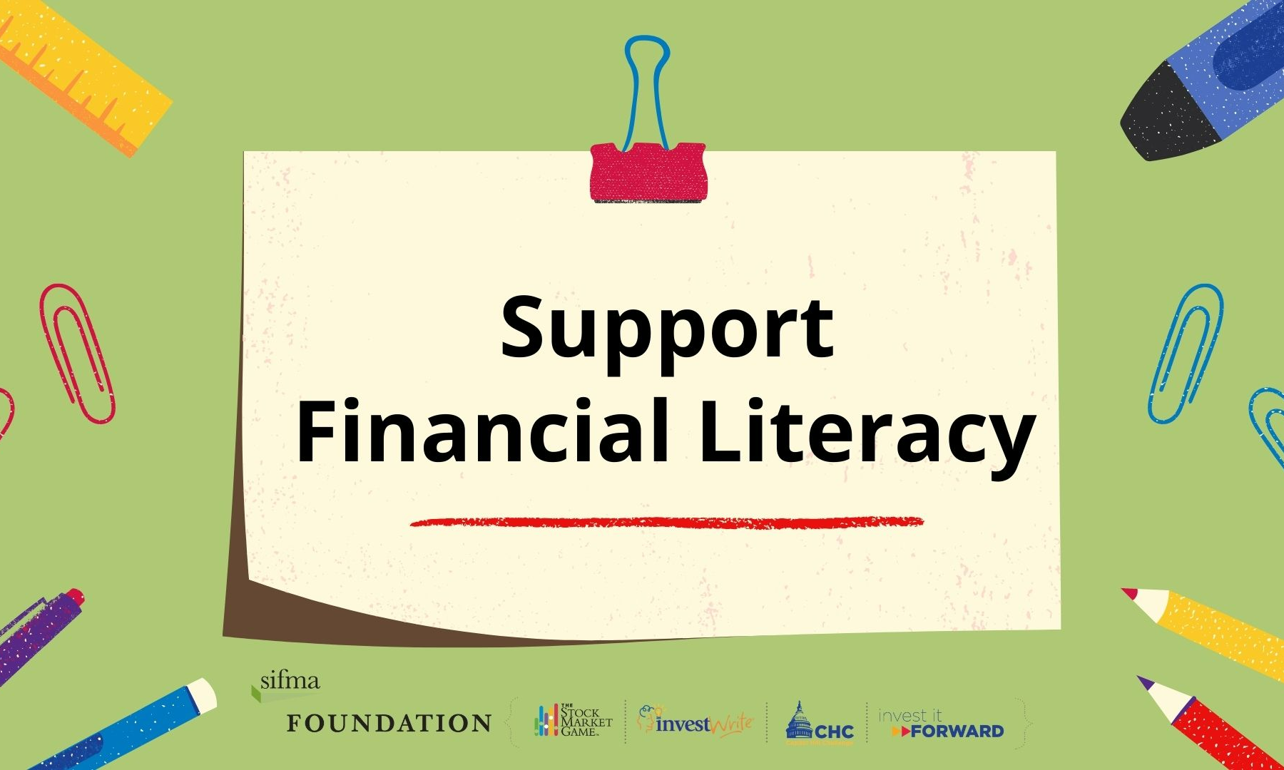 Donate Now | Support Financial Literacy! by SIFMA Foundation for ...