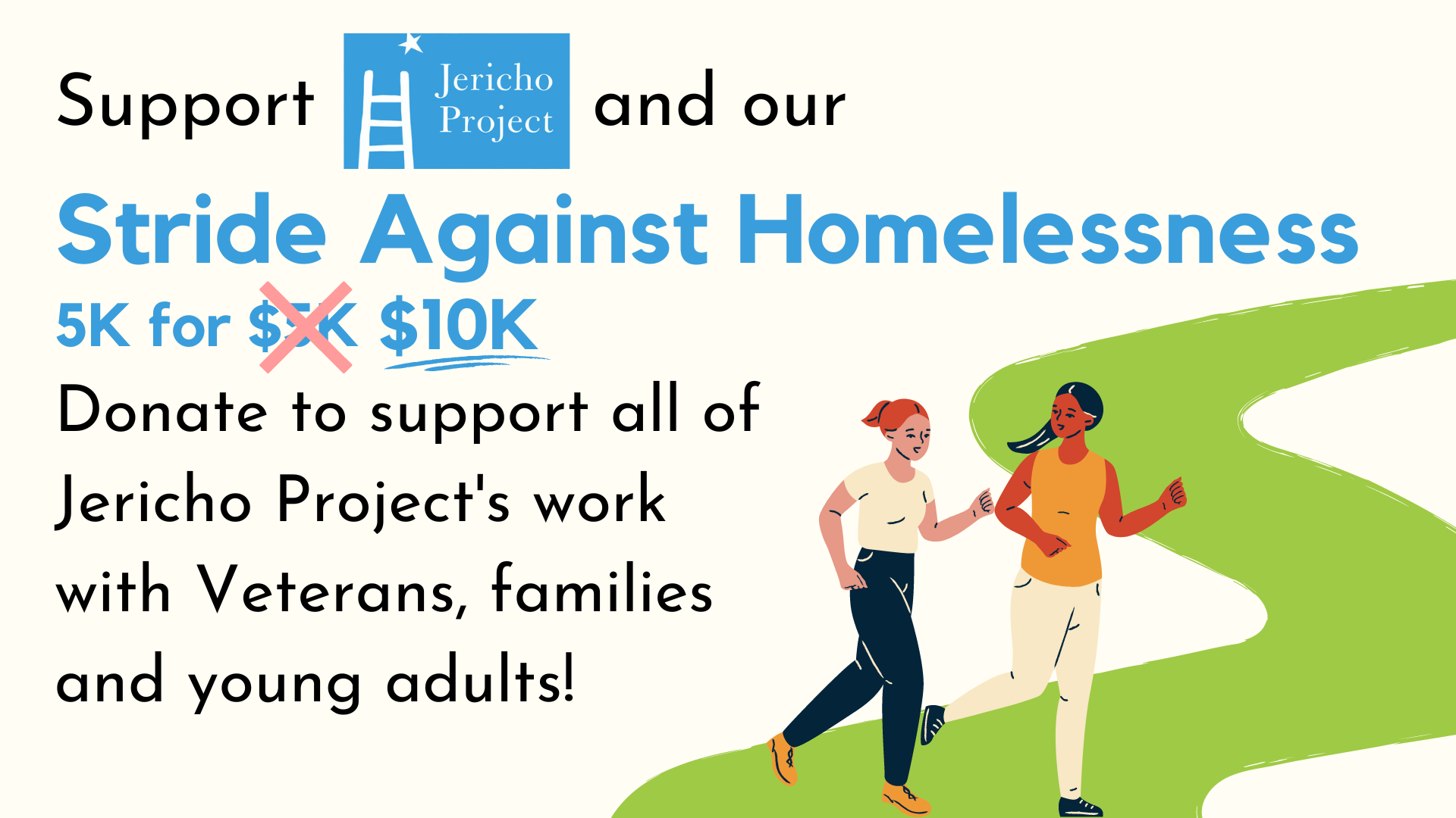 Donate Now | Stride Against Homelessness by Jericho Project