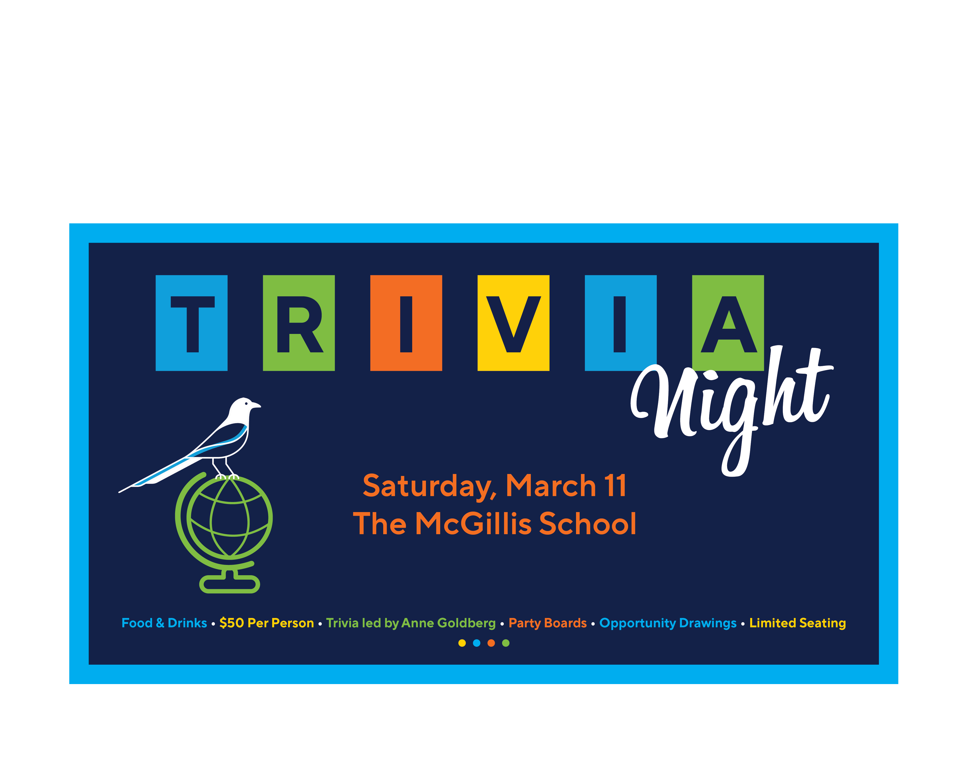 McGillis Trivia Night Opportunity Drawing by The McGillis School