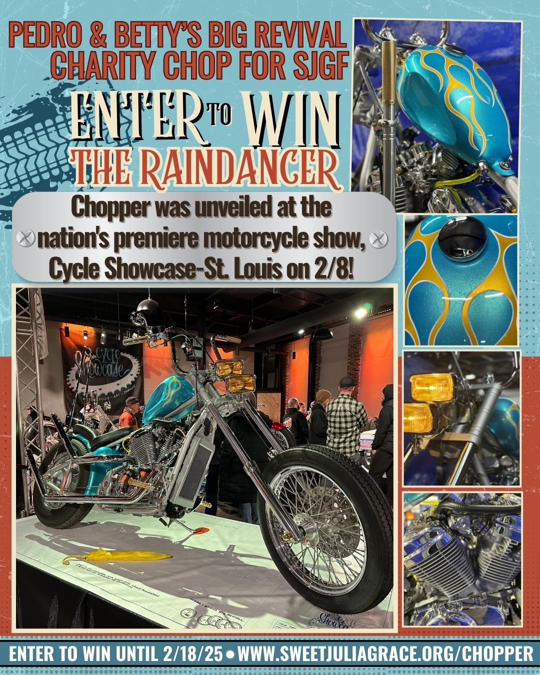 PEDRO & BETTYS - CHARITY CHOP for SJGF by 2024 Chopper