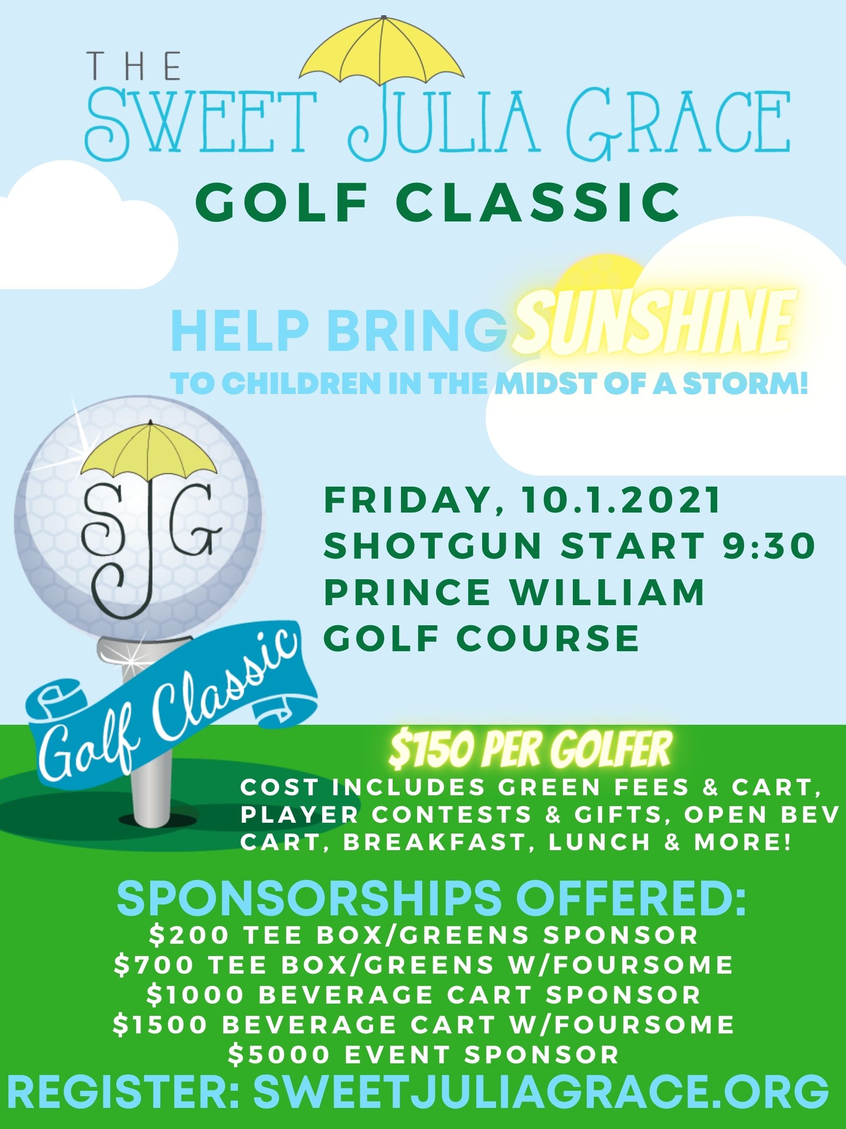 2021 SJGF Golf Classic by The Sweet Julia Grace Foundation (SJGF)