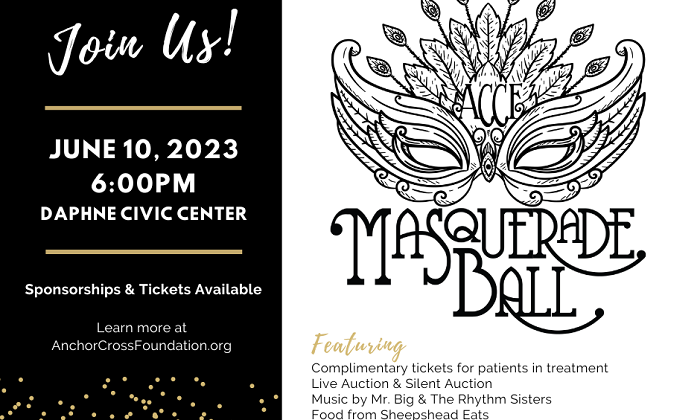 ACCF 2023 Masquerade Ball Ticket by Anchor Cross Cancer Foundation