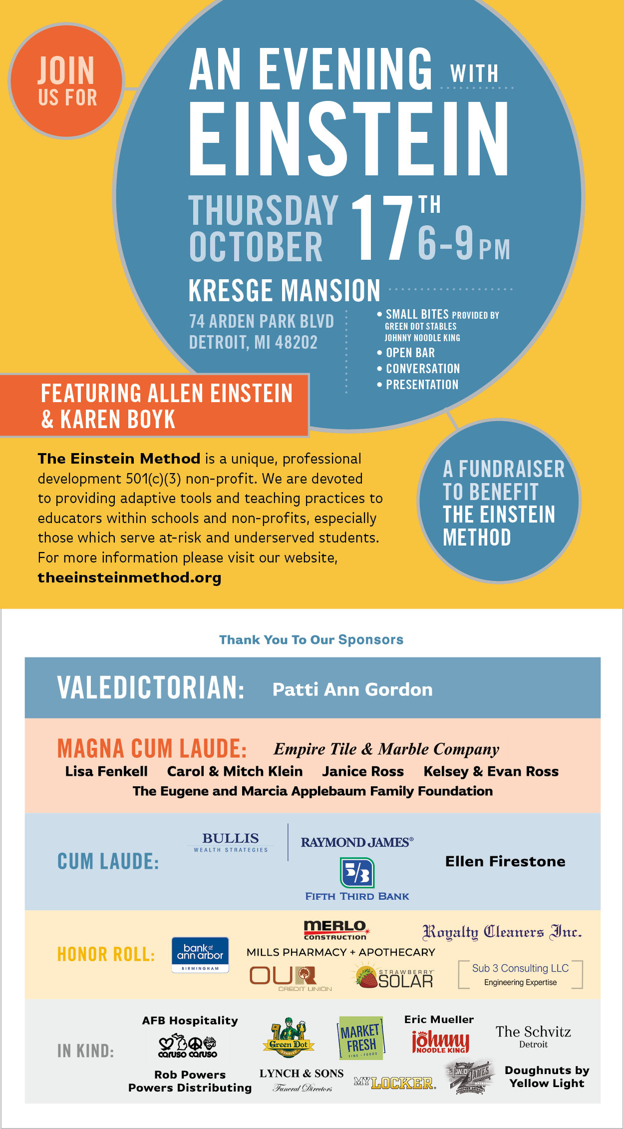 A fundraising event for The Einstein Method. by The Einstein Method