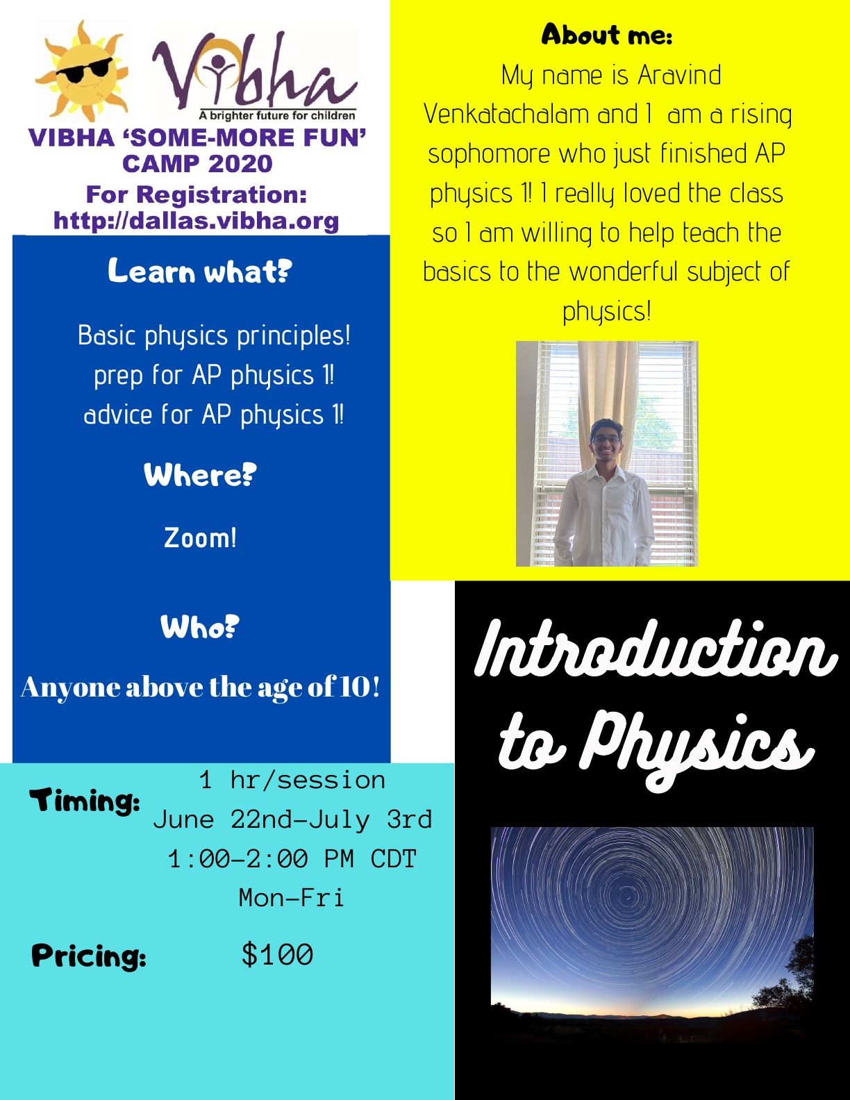 Intro To Physics Camp by Vibha