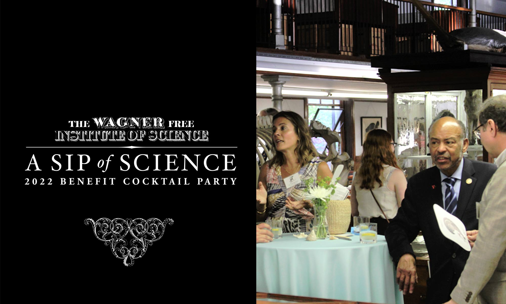 Sponsor A Sip of Science 2022 by The Wagner Free Institute of Science