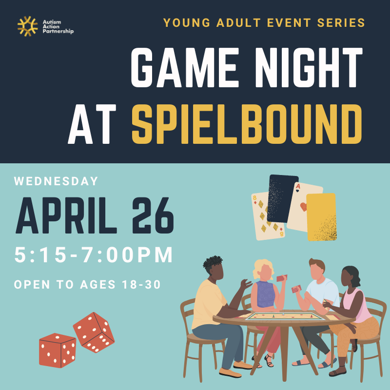 Young Adult Gathering at Spielbound - April 2023 by Autism Action Partnership