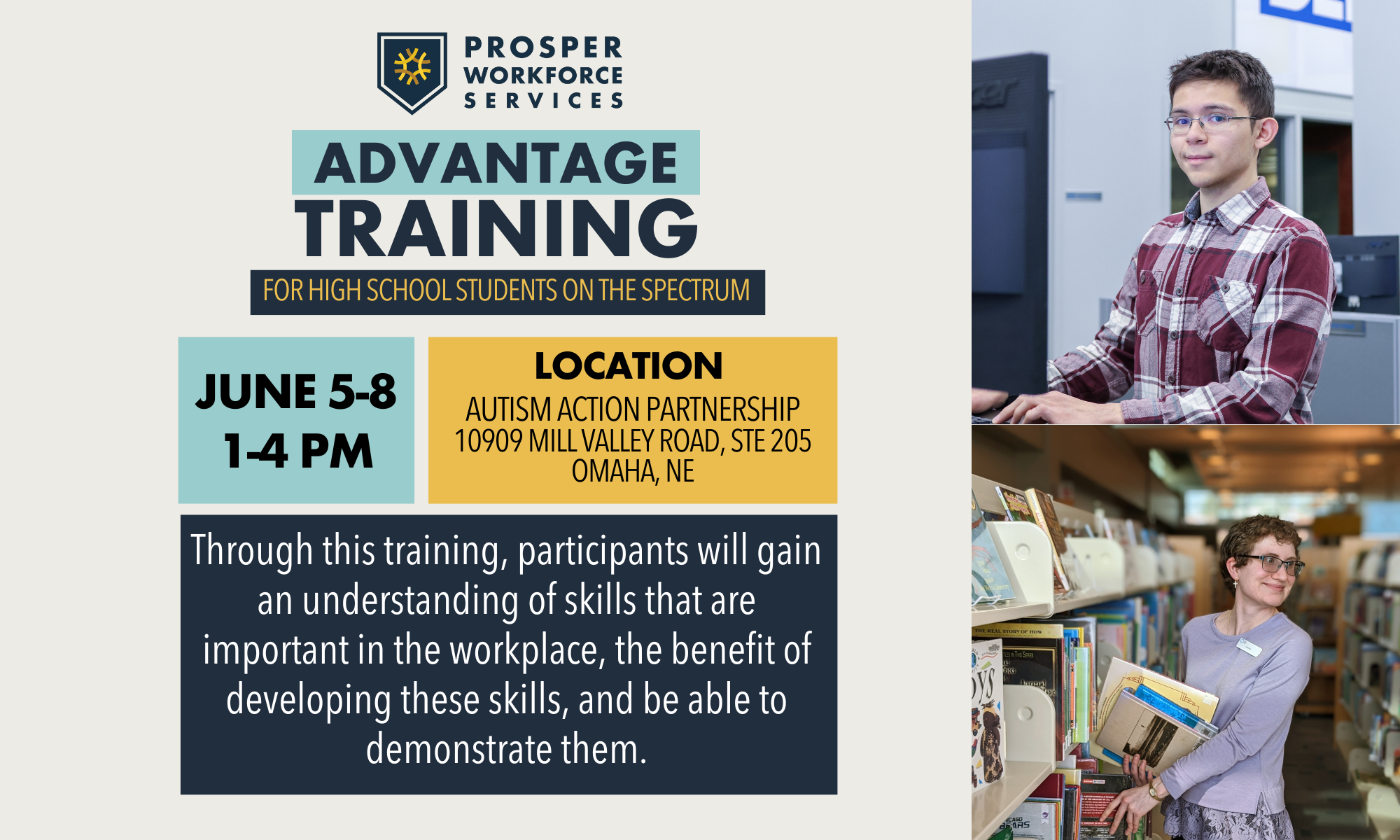 Advantage Training for High School Students by Autism Action Partnership