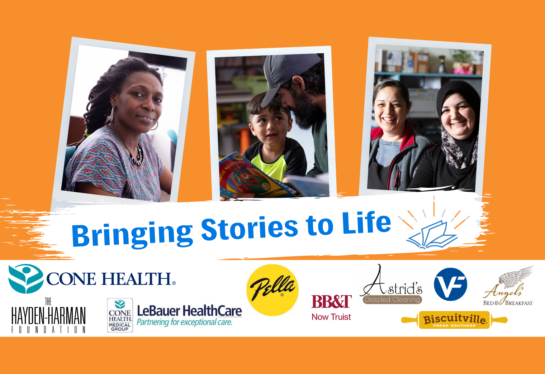 Donate Now | Bringing Stories to Life by Reading Connections