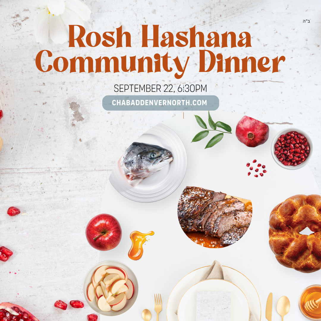 Rosh Hashana Community Dinner 5786-2025 by Chabad Denver North