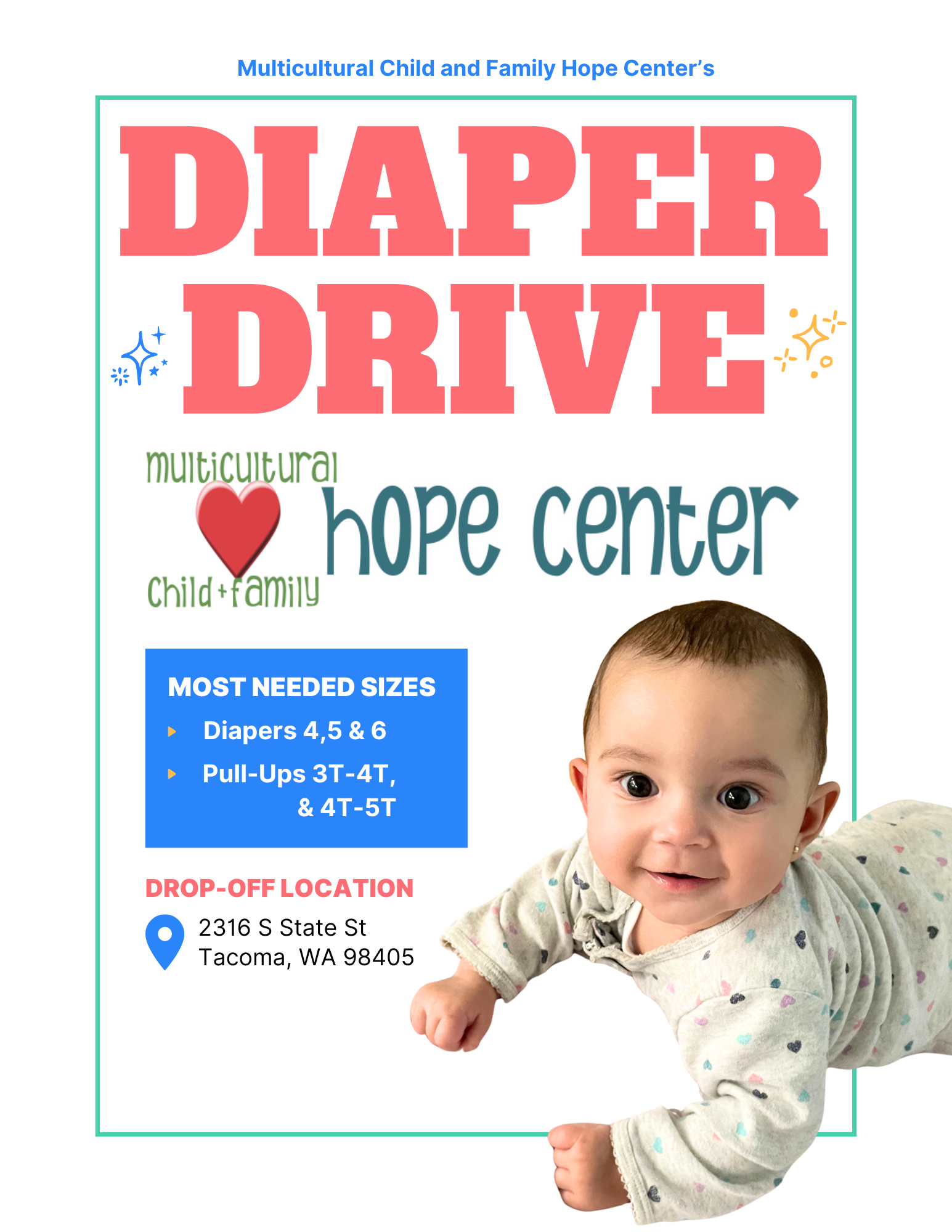 Donate Now | Diaper Drive by Multicultural Child and Family Hope Center