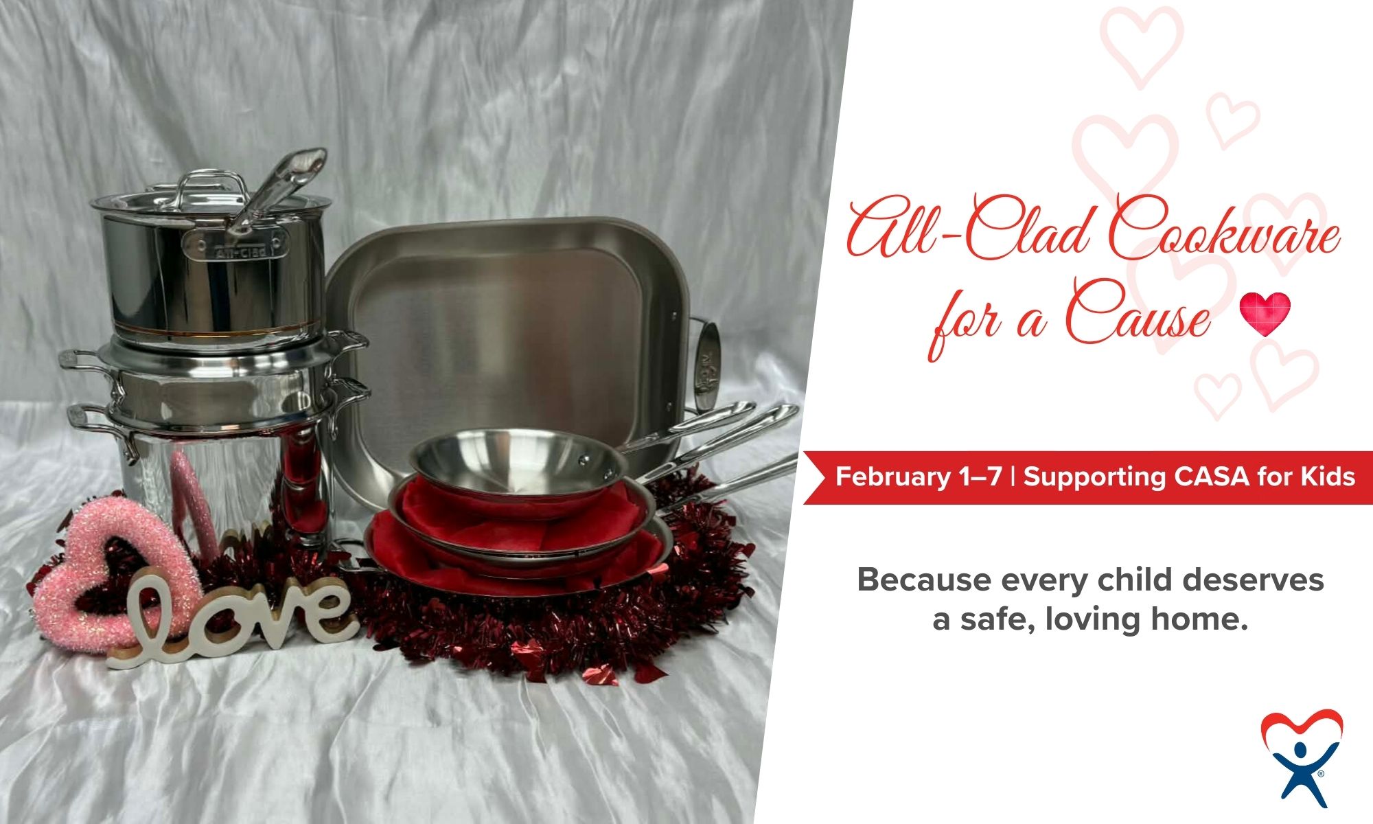 All-Clad Cookware for a Cause by CASA for Kids, Washington