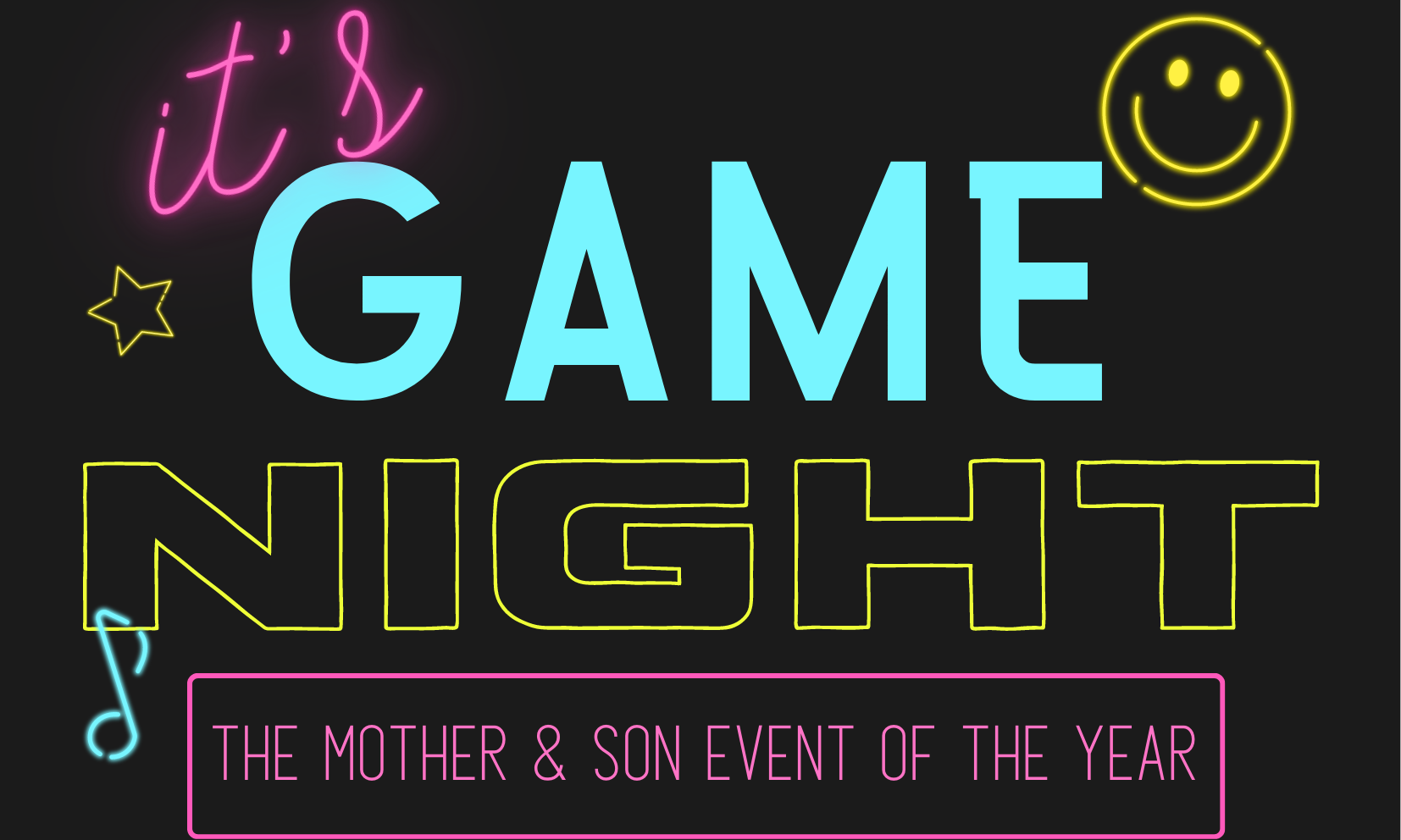 Mother & Son Game Night 2023 by Agape Christian Academy