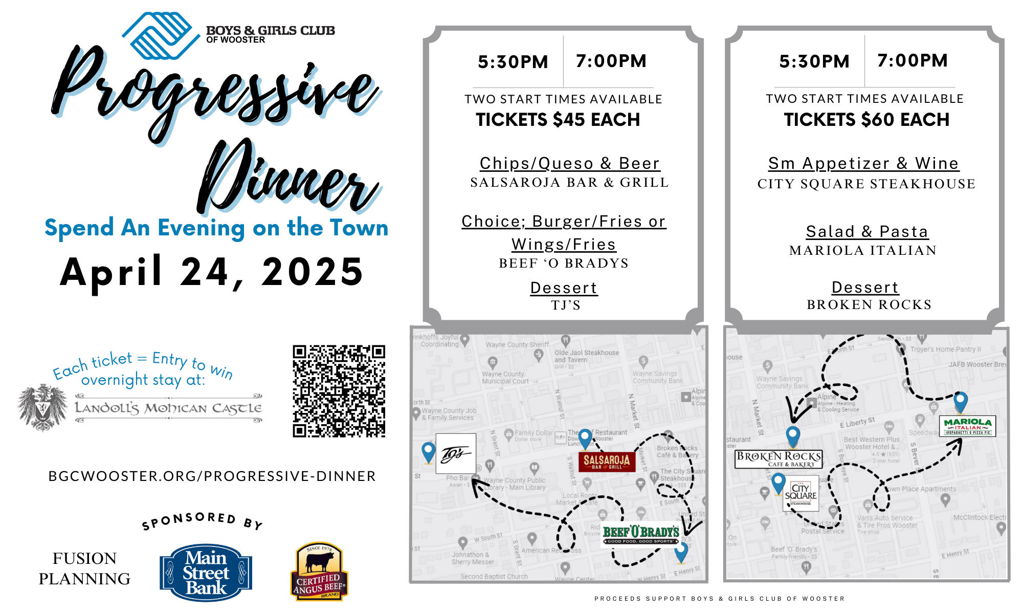 Progressive Dinner by Great Futures Annual Campaign 2025