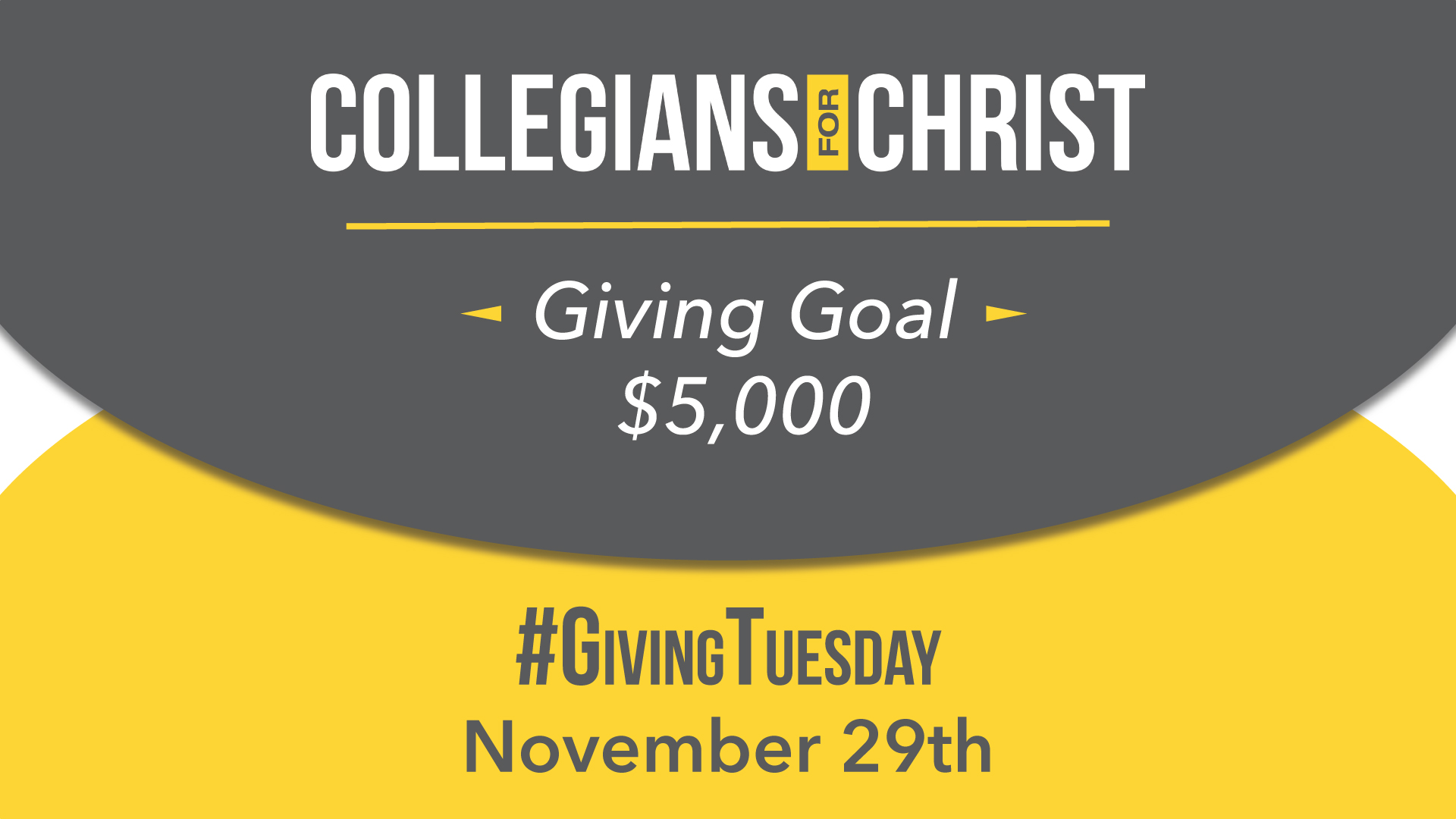 Donate Now | Giving Tuesday Fundraiser 2022 by Collegians for Christ ...