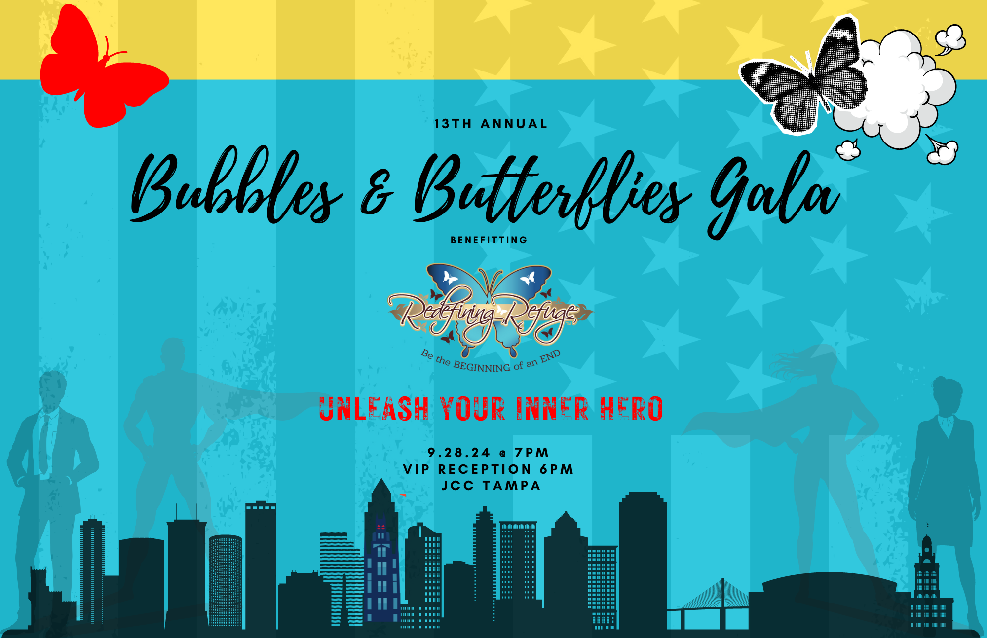 13th Annual Bubbles and Butterflies Gala - Unleash Your Inner Hero by ...