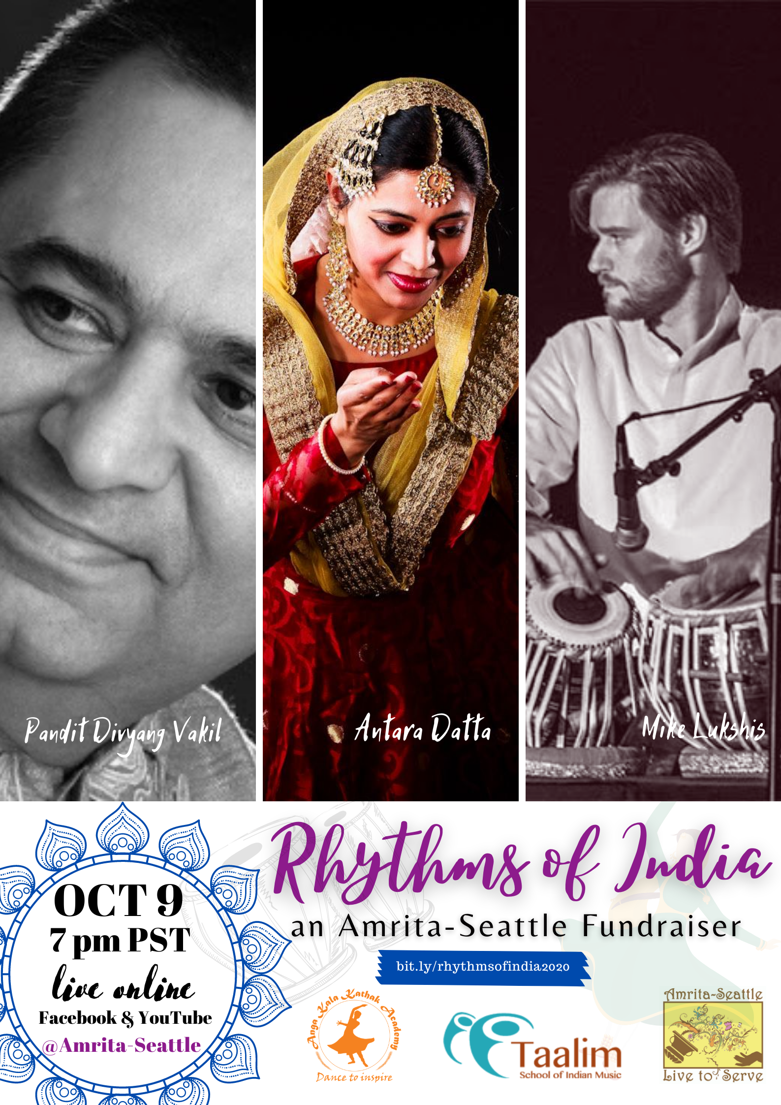 Rhythms of India by Live to Serve: 2020 Fall Fundraising Campaign