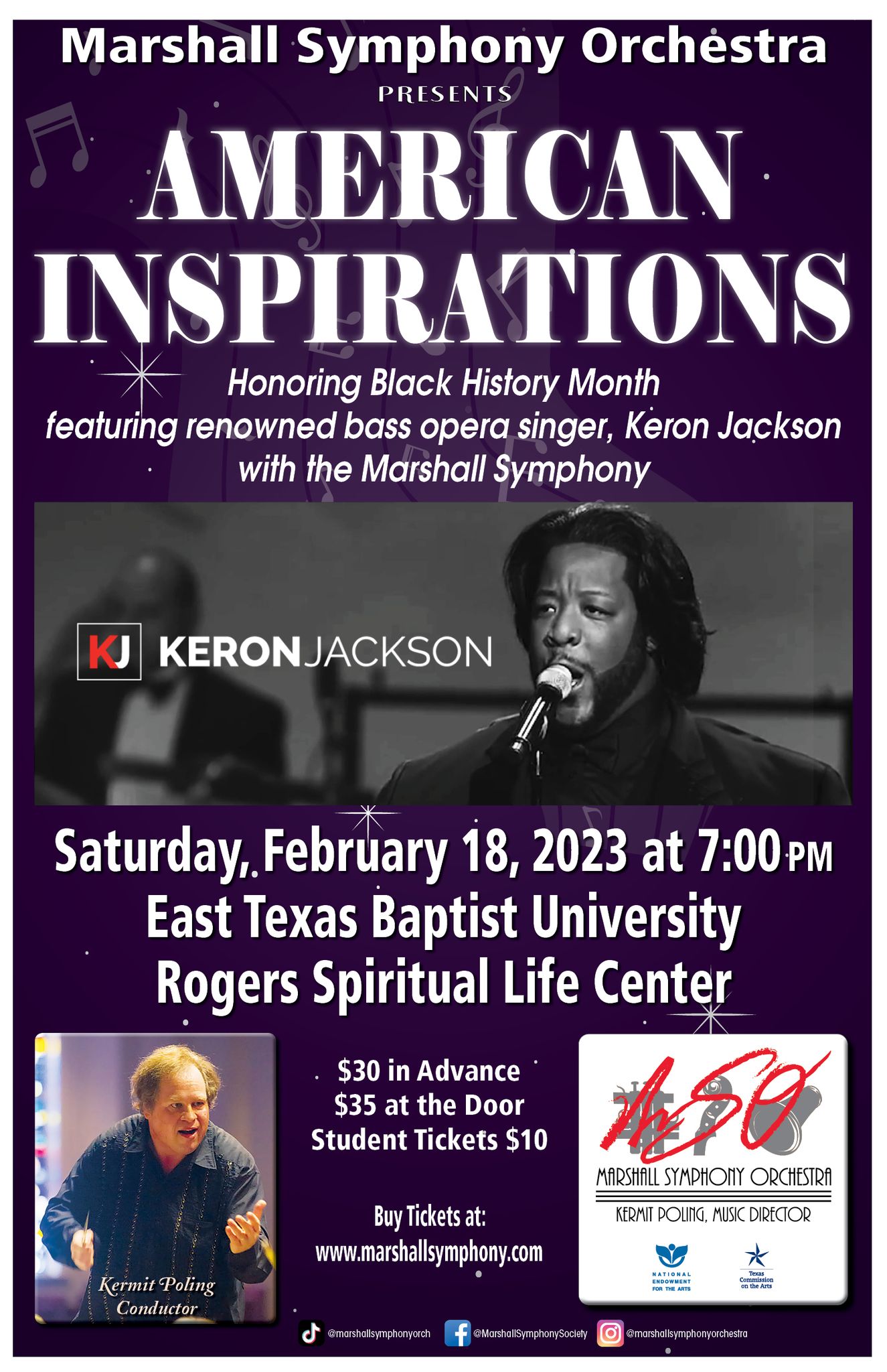 American Inspirations with Keron Jackson by Marshall Symphony Orchestra