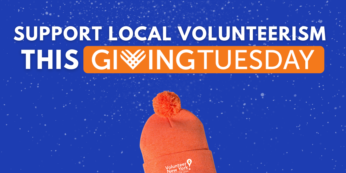 Support Local Volunteerism this Giving Tuesday by Volunteer New York!