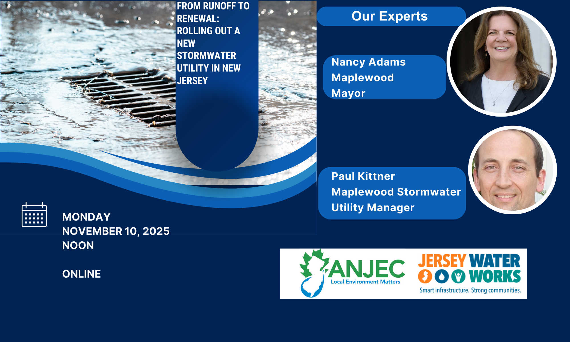 Stormwater Utility Webinar, November 10, 2025 by Association of New ...