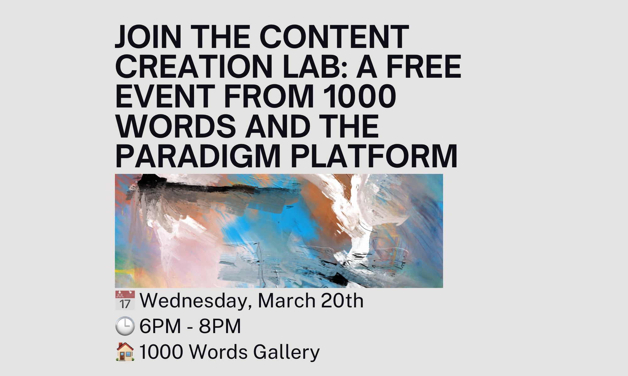 🎥 The Content Creation Lab 🎬 by 1000 Words