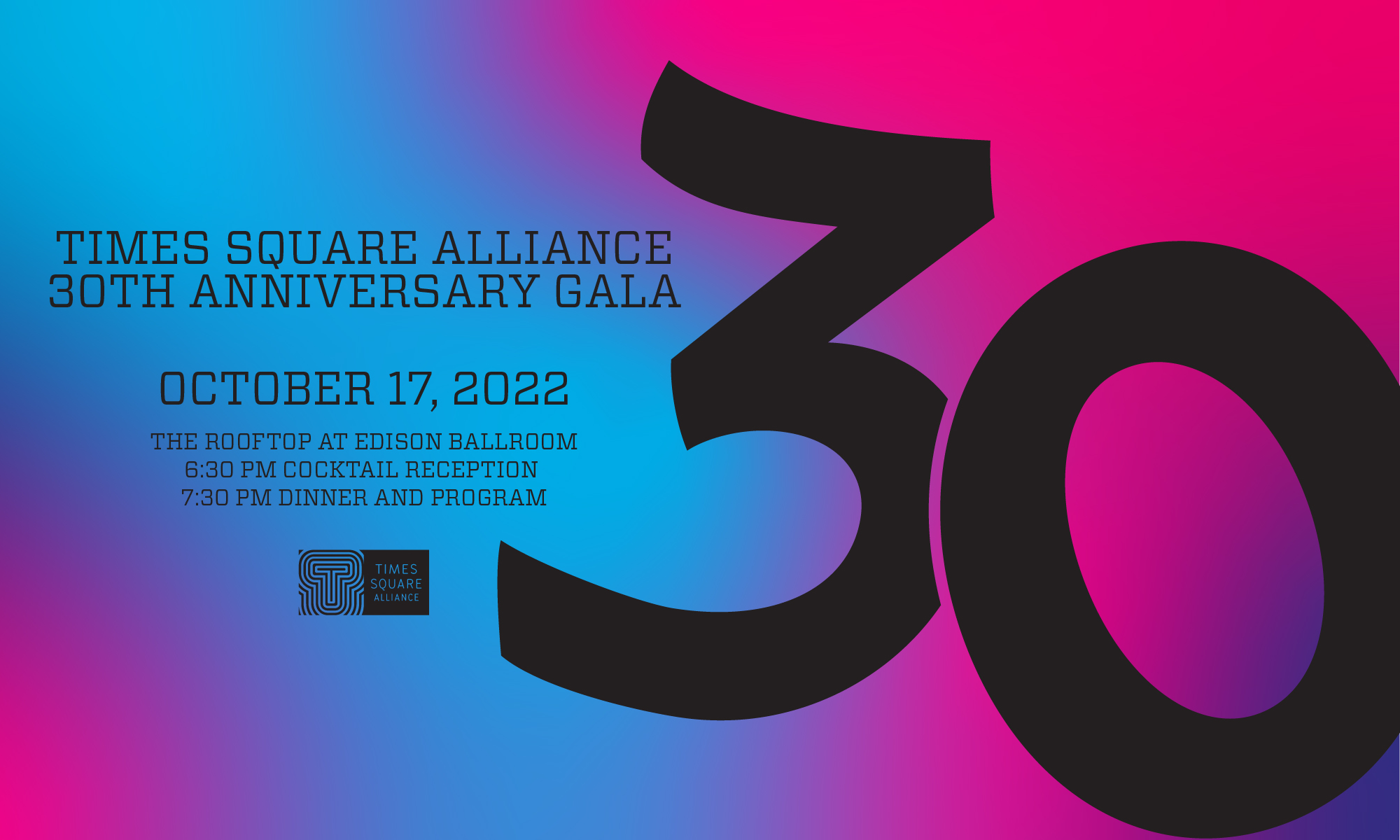 Times Square Alliance 30th Anniversary Gala by Times Square Alliance ...