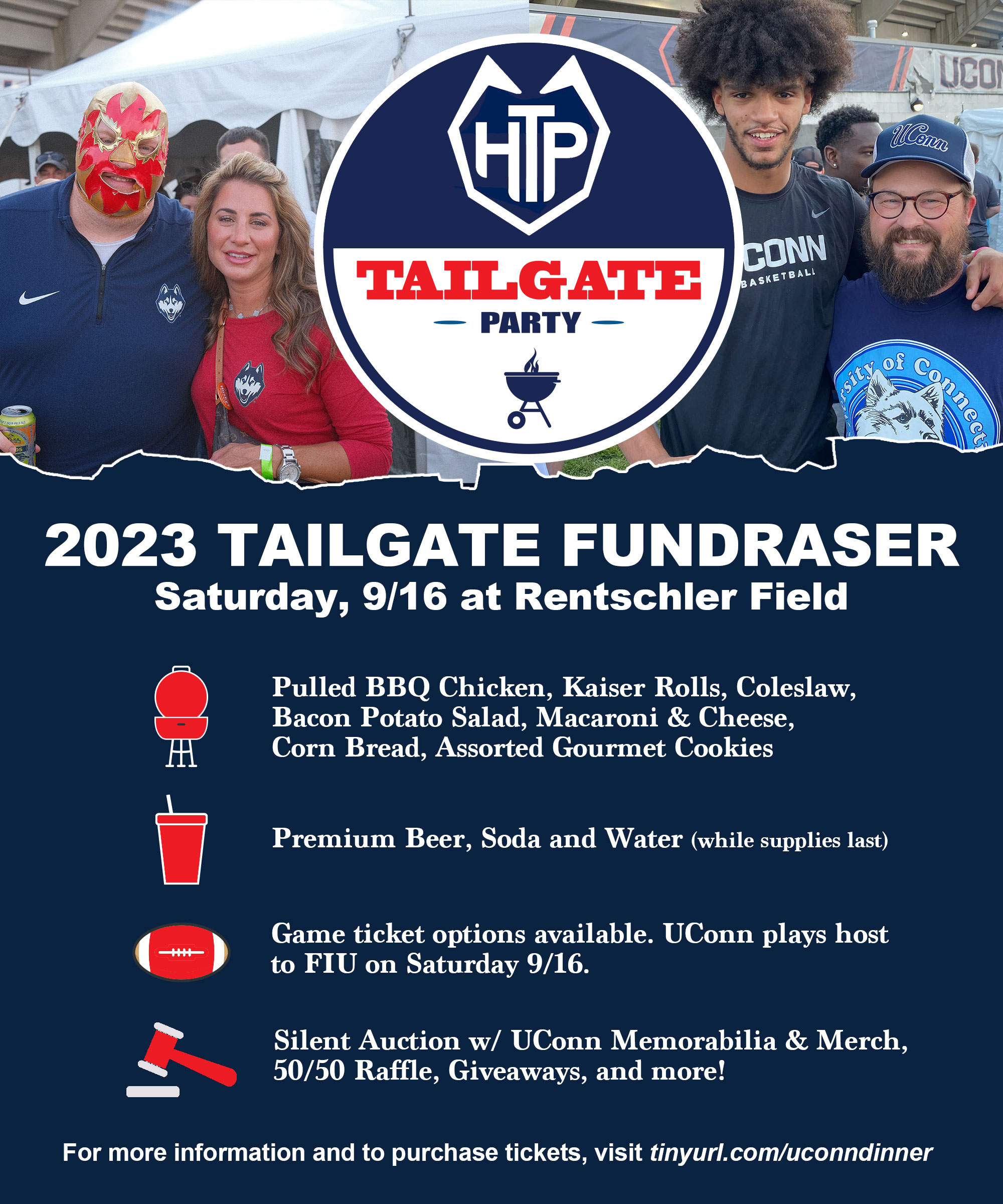 Husky Ticket Project Presents: 2023 Tailgate Party with UConn Men’s ...