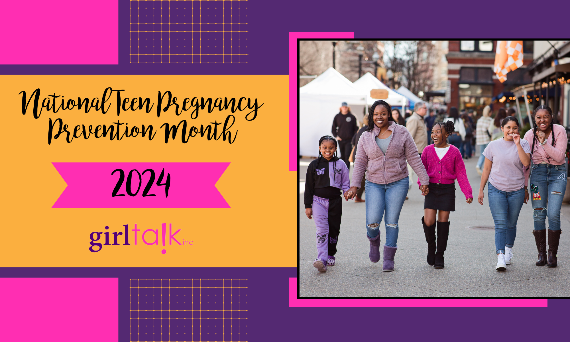 Donate Now | 2024 Girl Talk National Teen Pregnancy Prevention Month Fundraiser by Girl Talk, Inc.