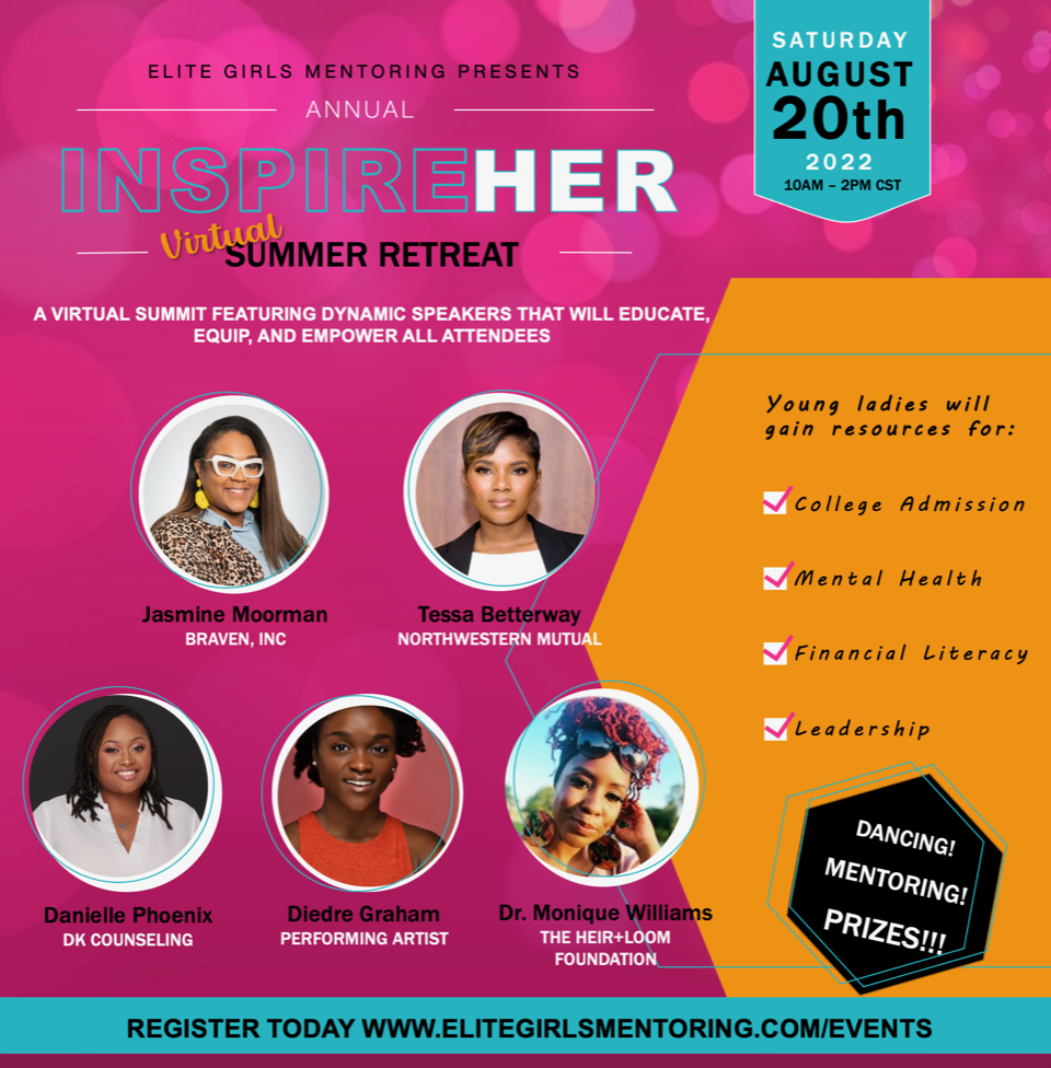 InspireHER: Summer Retreat by ELITE GIRLS MENTORING