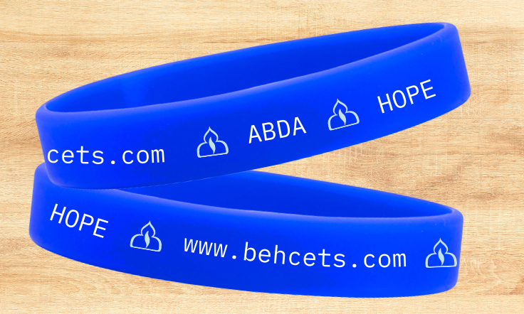 Order Awareness Bracelets by American Behcet's Disease Association
