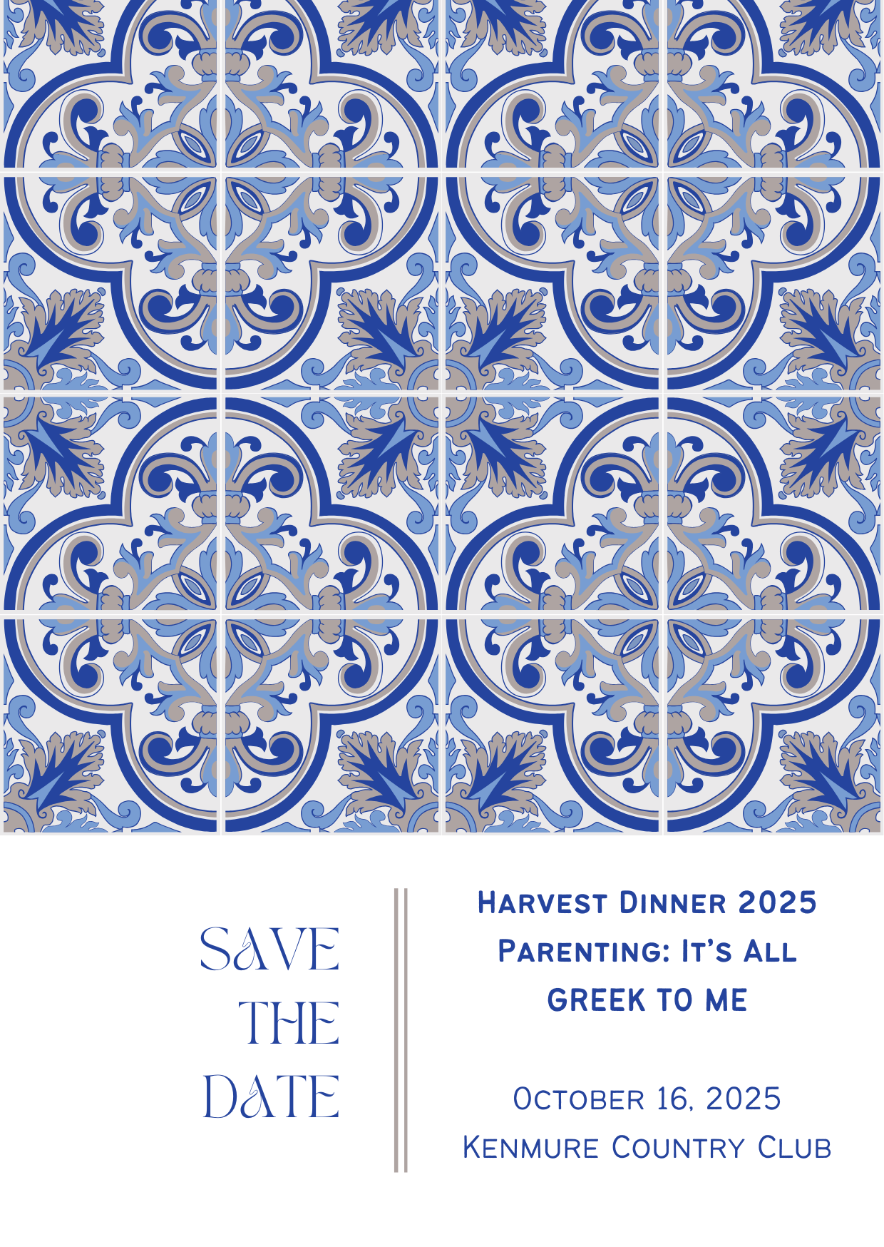 Donate Now | 25th Annual Harvest Dinner ~ Parenting: It's All Greek to Me by Children & Family ...