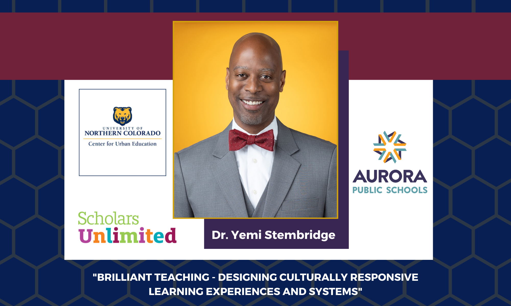 A Morning with Yemi Stembridge by Scholars Unlimited