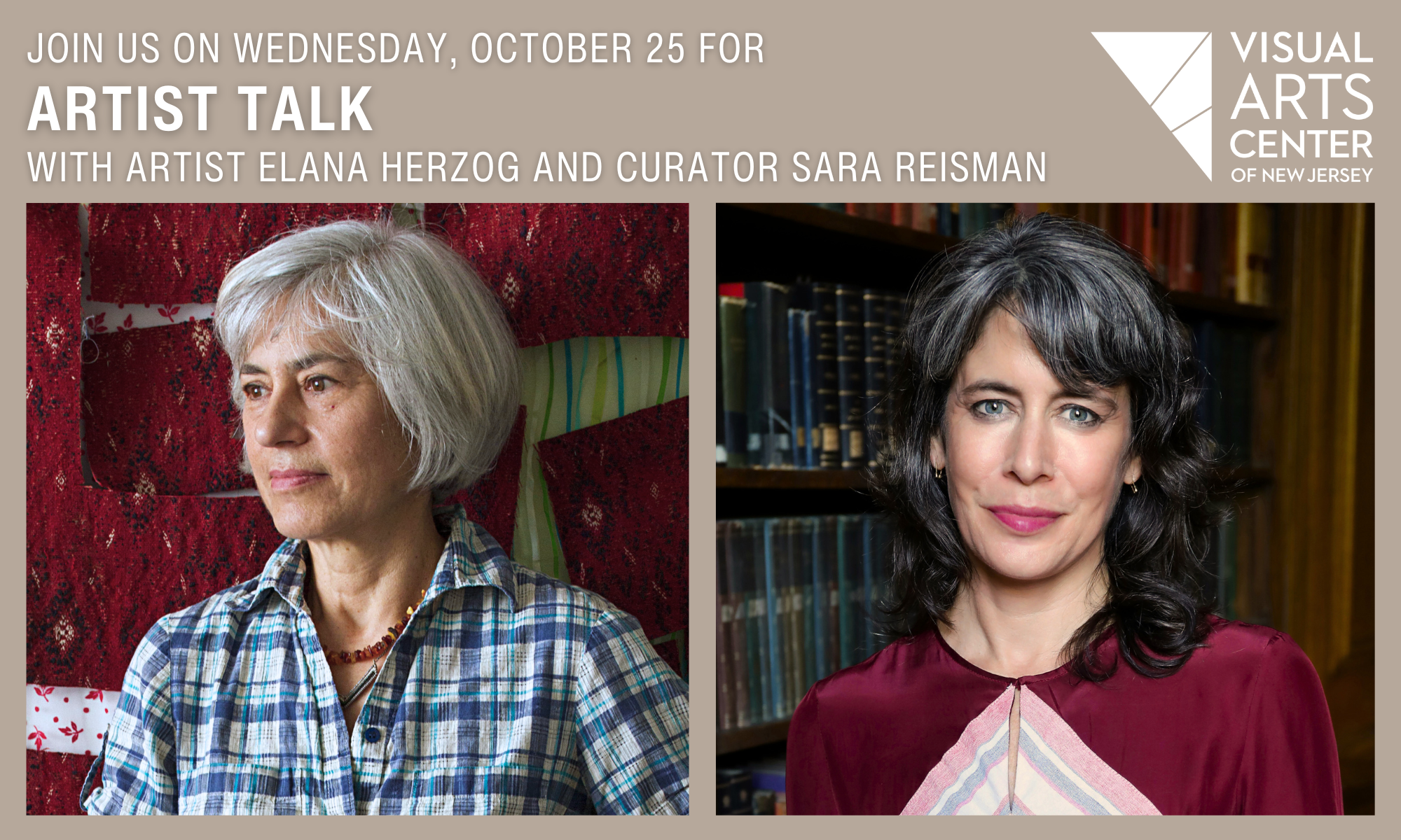 Artist Talk: Elana Herzog and Sara Reisman by Visual Arts Center of New ...