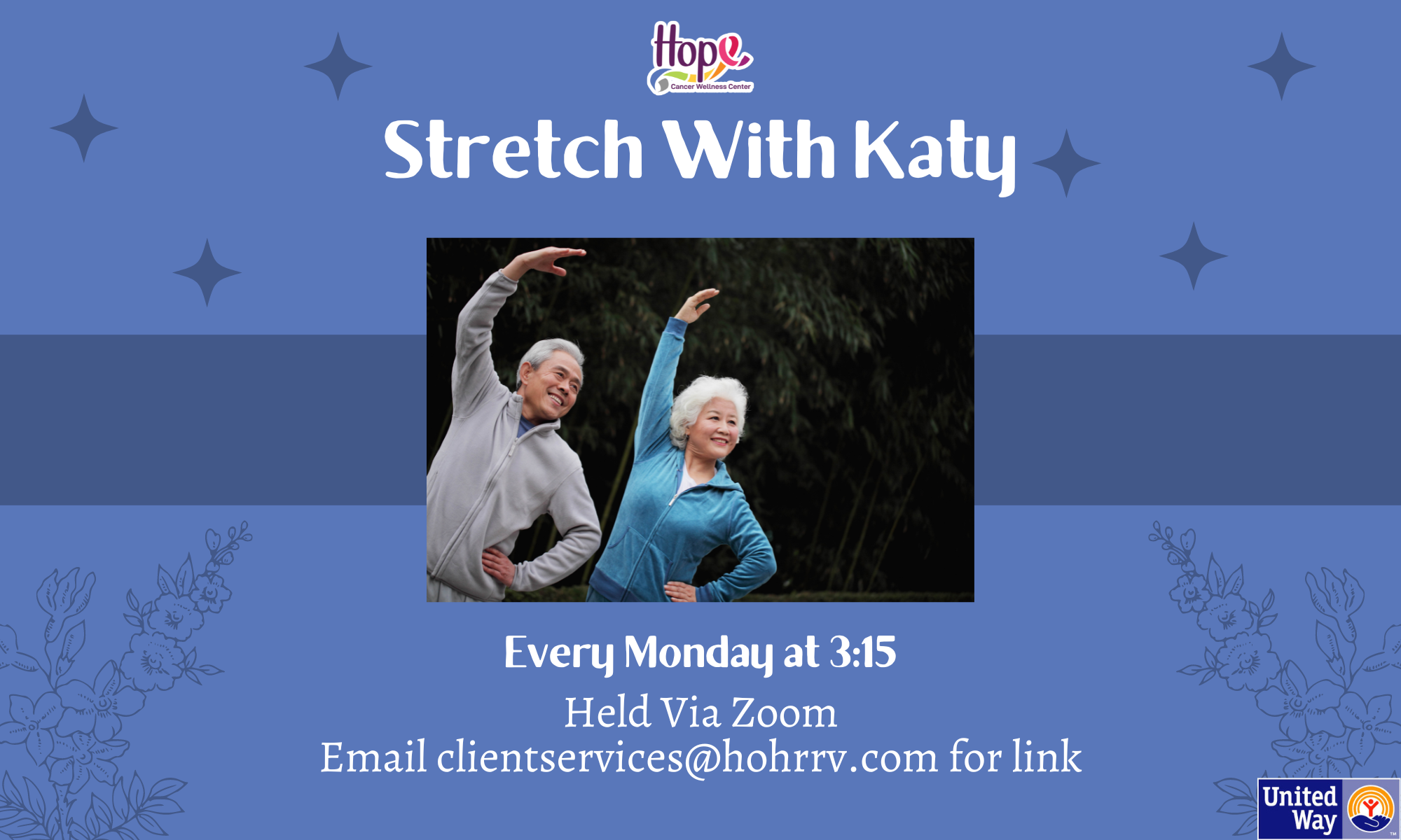 Stretch With Katy - May Dates by Hope Cancer Wellness Center
