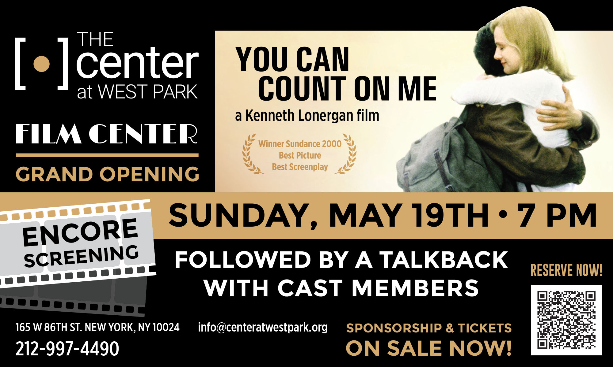 CWP Film Center Encore Screening | "You Can Count On Me" & Talkback by ...