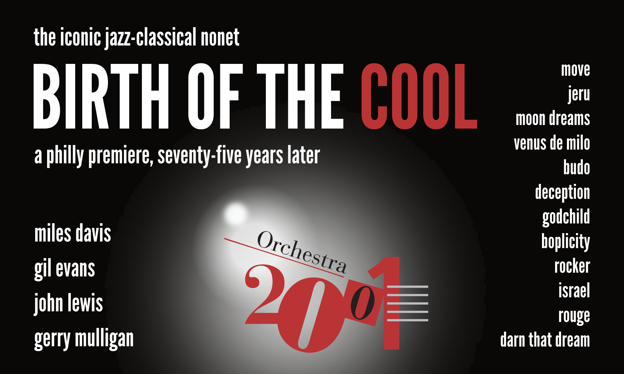 ENCORE PERFORMANCE: "Birth of the Cool" by Orchestra 2001