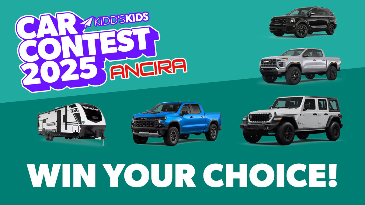 Donate Now | Kidd's Kids Car Contest 2025 presented by Ancira Auto ...