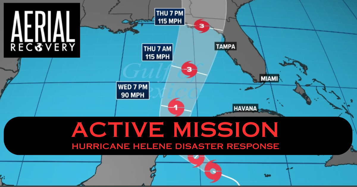 Donate Now | 2024 Hurricane Helene Disaster Response by Aerial Recovery