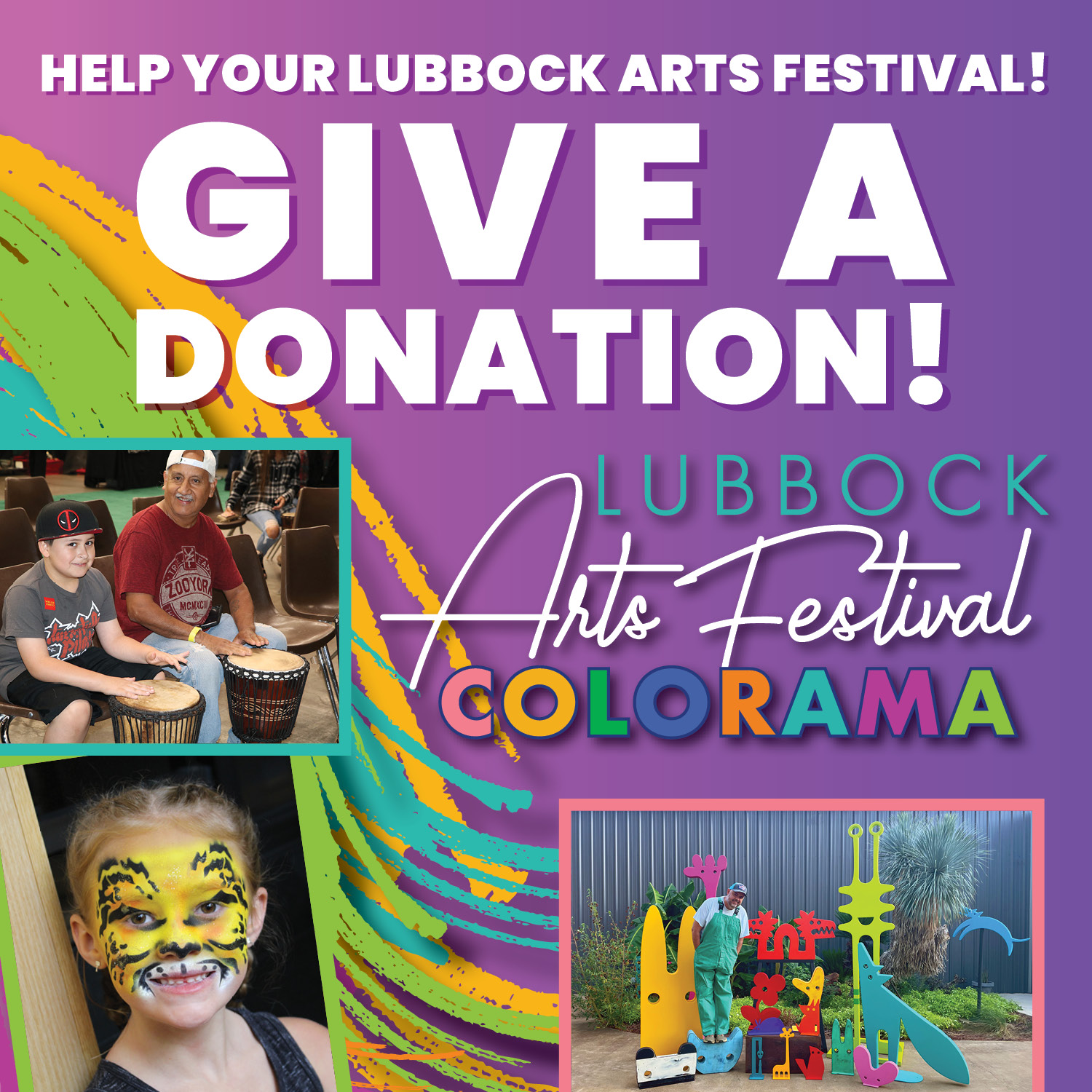 Donate Now | HELP YOUR LUBBOCK ARTS FESTIVAL! by Lubbock Arts Alliance