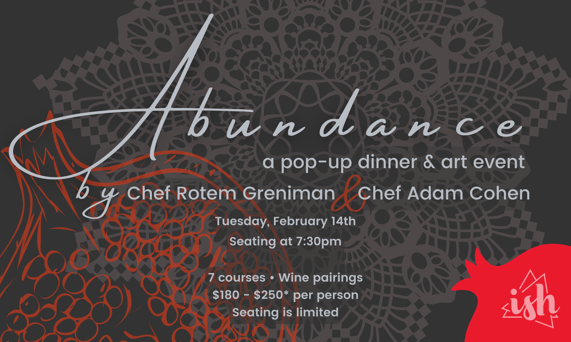 Abundance: A pop-up dinner & art event by Chefs Rotem Greniman & Adam ...