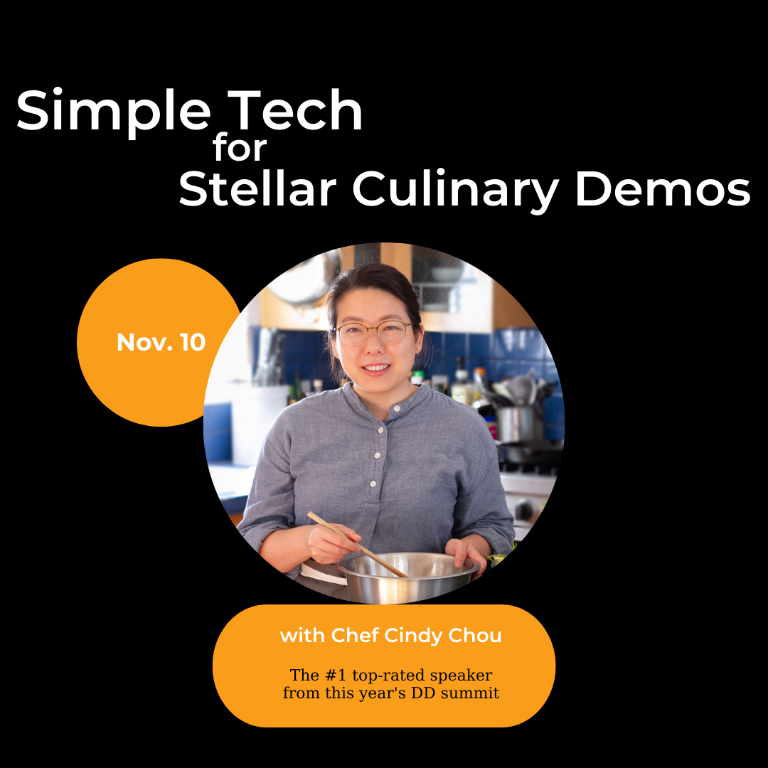 Simple Tech for Stellar Culinary Demos with Cindy Chou by Diversify Dietetics