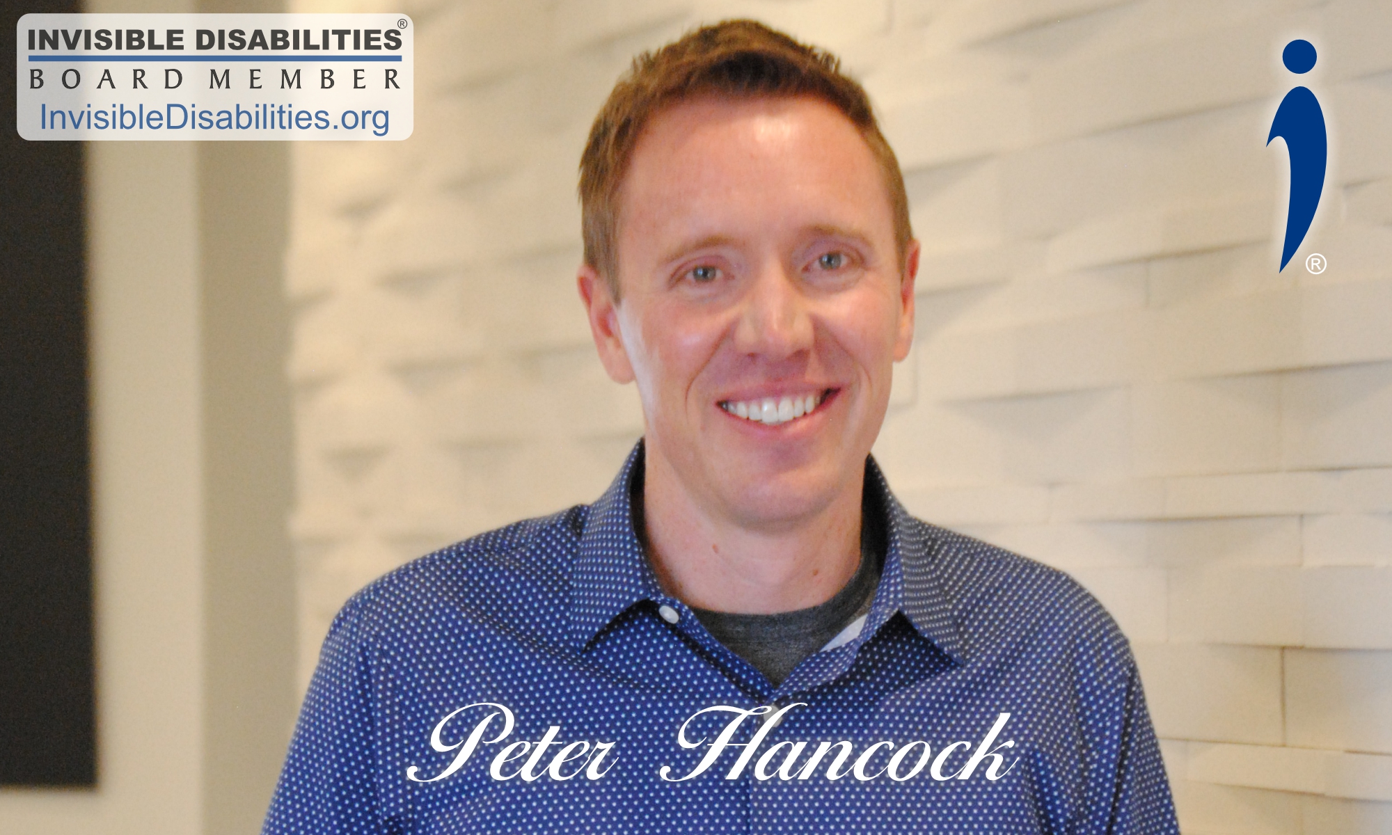 Donate Now | Peter Hancock - IDA Board Member by Invisible Disabilities ...
